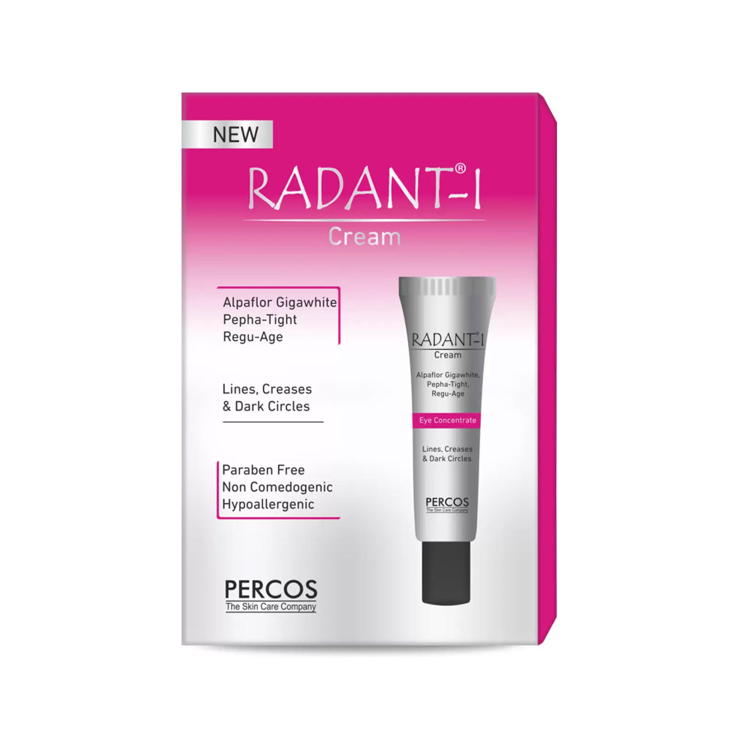 Percos Radant I Cream (15ml) - Cureka - Online Health Care Products Shop