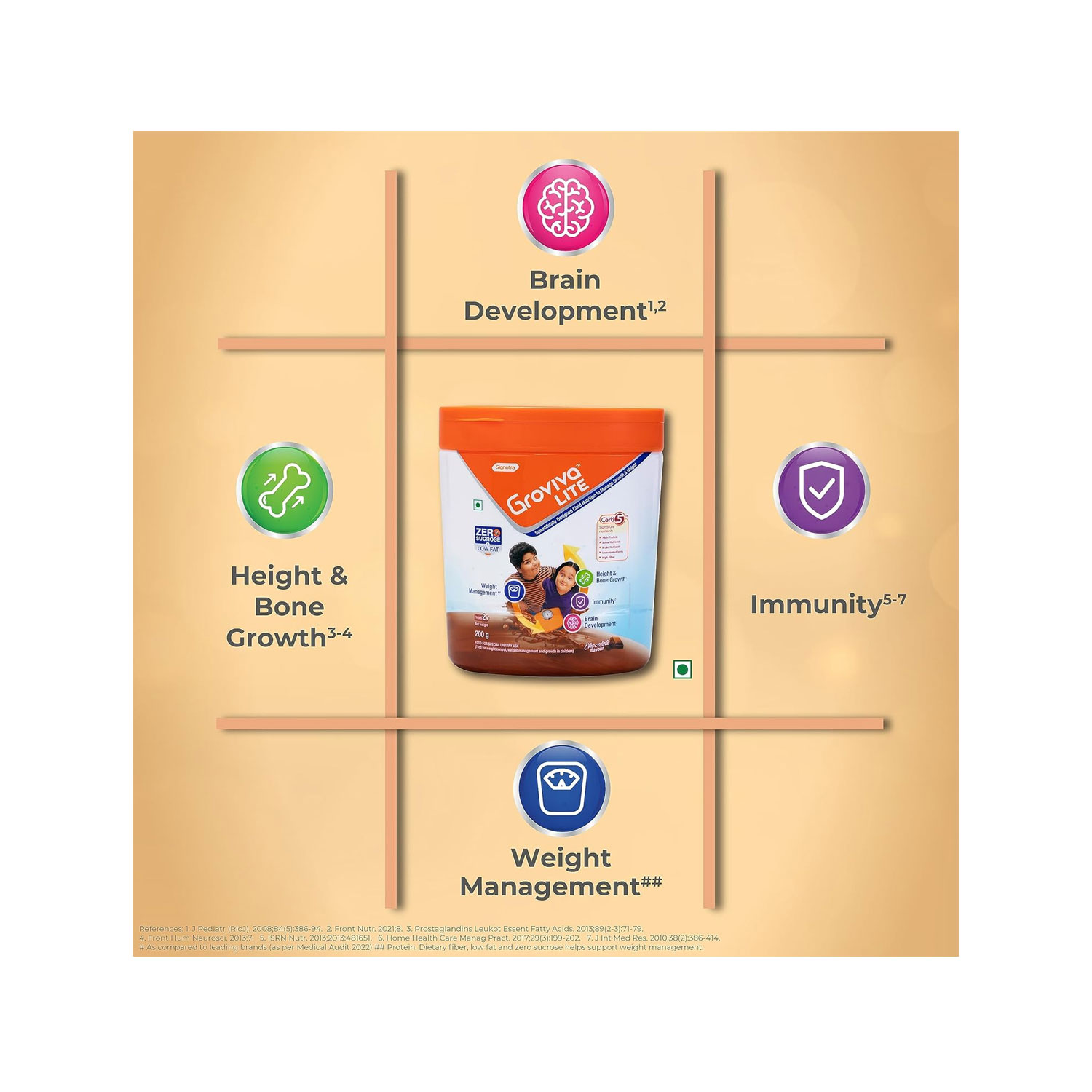 Signutra Groviva Lite Nutritional Supplement for 2+years Child ...