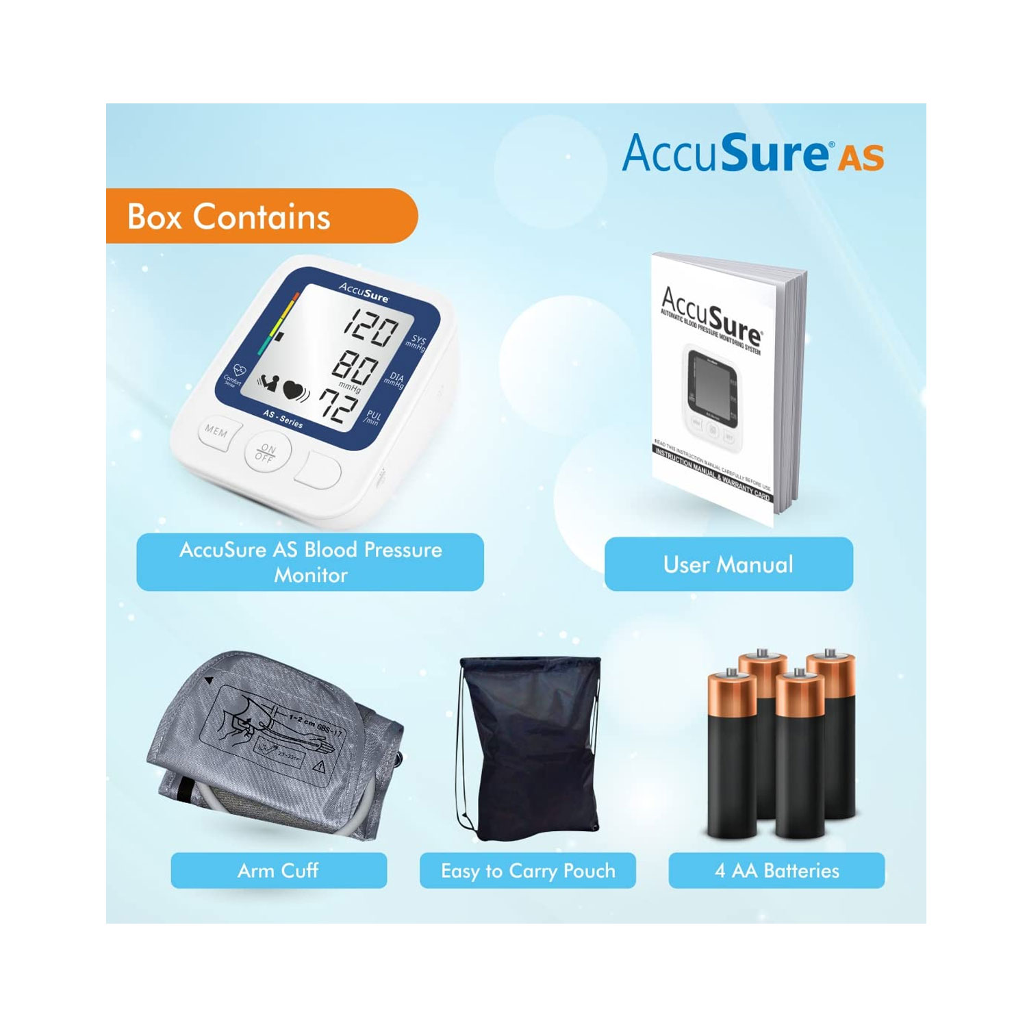 Buy Accusure AS Blood Pressure Monitor - Cureka