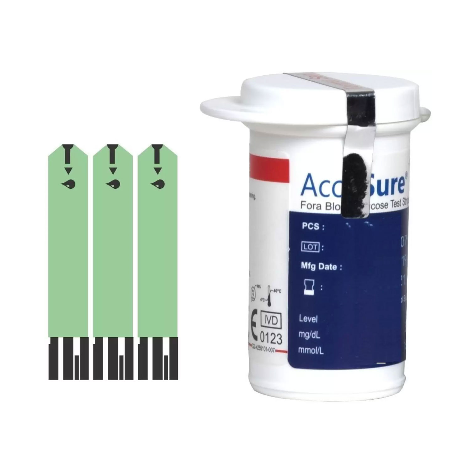 Accusure Blue Test Strips (25 Strips) - Cureka - Online Health Care ...