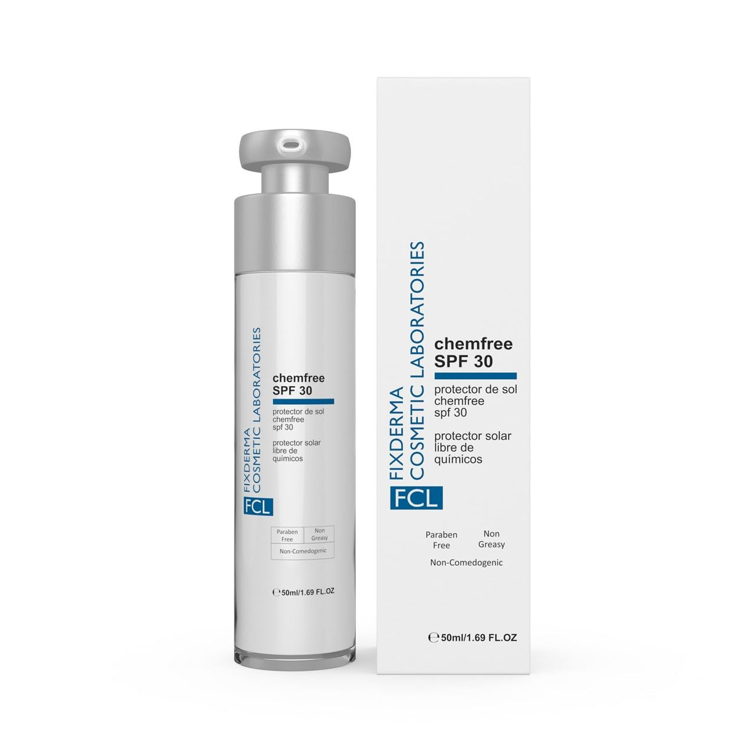 FixDERMA Chemfree SPF 30 Sunscreen 50 ml - Cureka