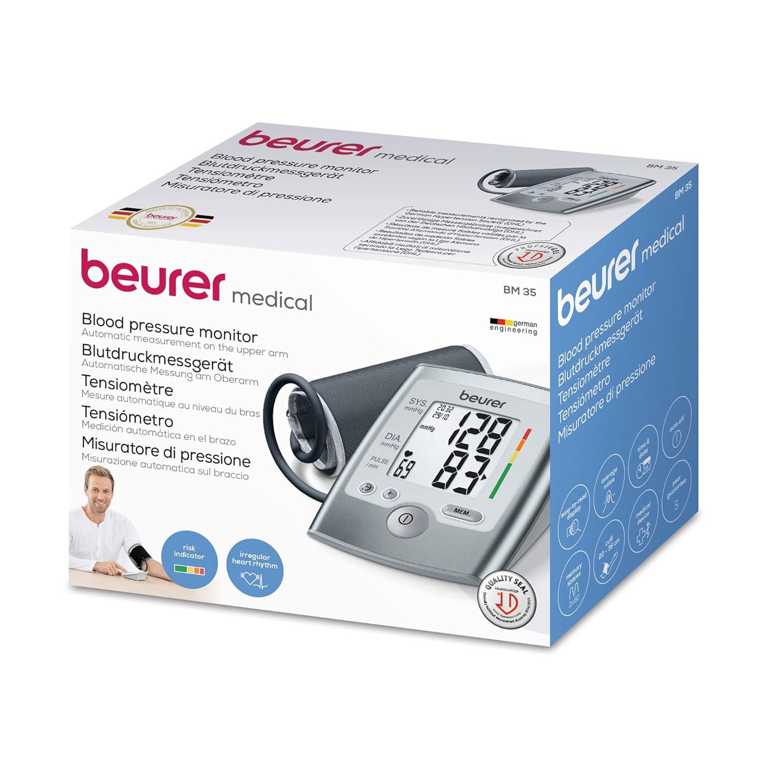 Buy Beurer BM 35 Upper Arm Blood Pressure Monitor - Cureka