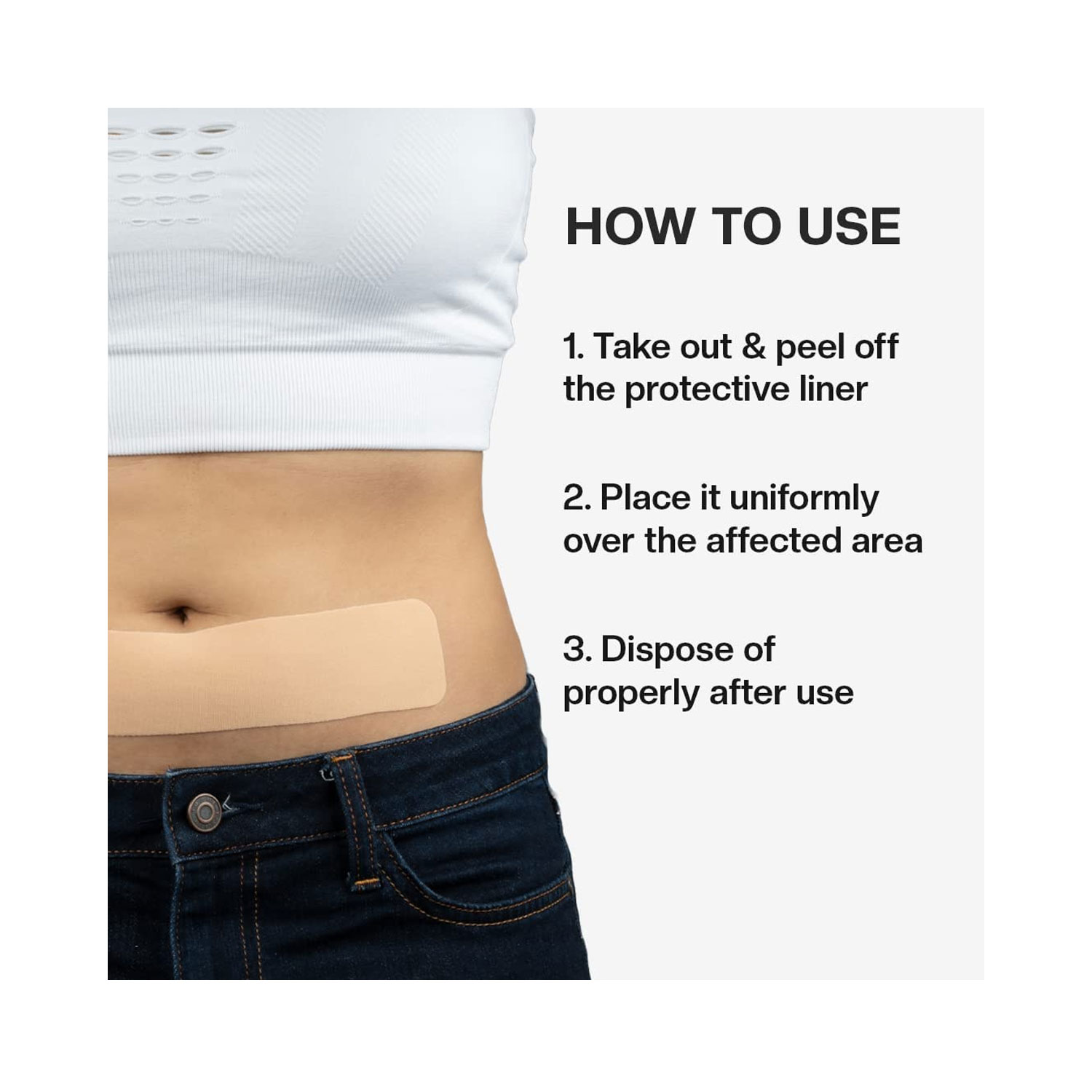 Pee Safe Feminine Herbal Pain Relief Patch (5 Patches) - Cureka ...
