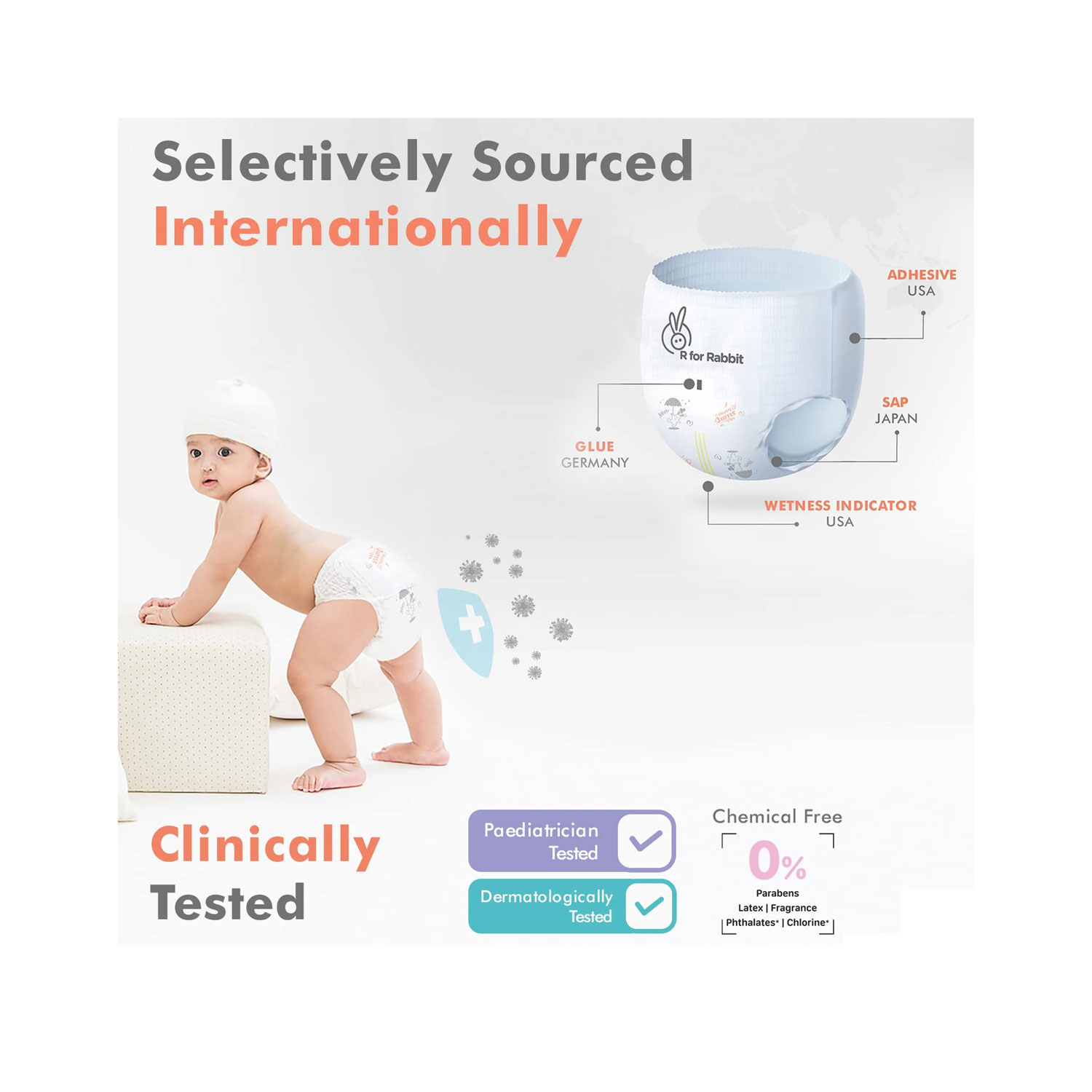 R for Rabbit Feather Pant Style Diapers (Fits Baby from 15+ Kg Weight ...