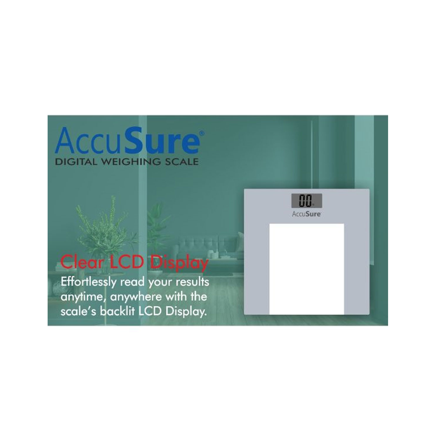 Accusure Glass Top Weighing Scale - Cureka