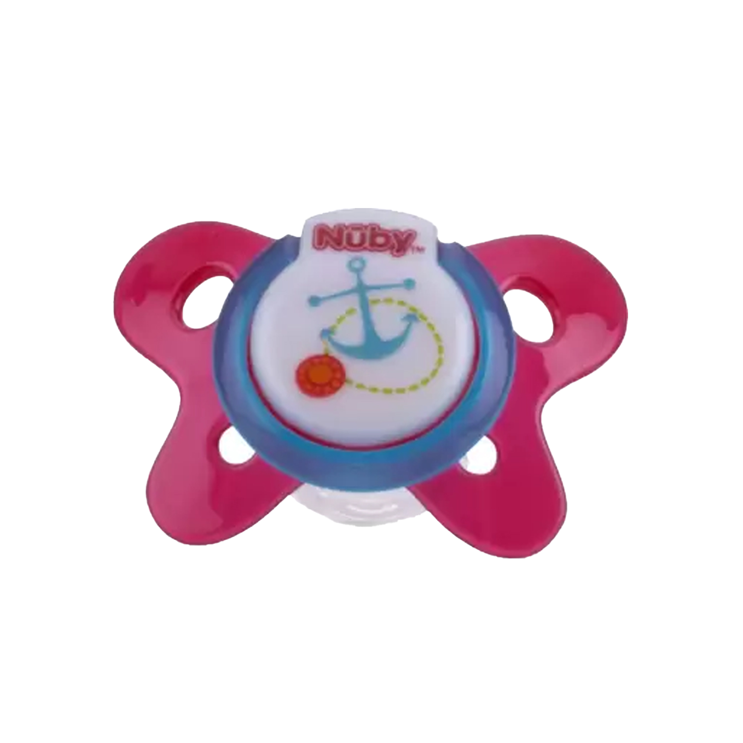Nuby Classic Butterfly Pacifiers for Babies from 6 to 12 Months