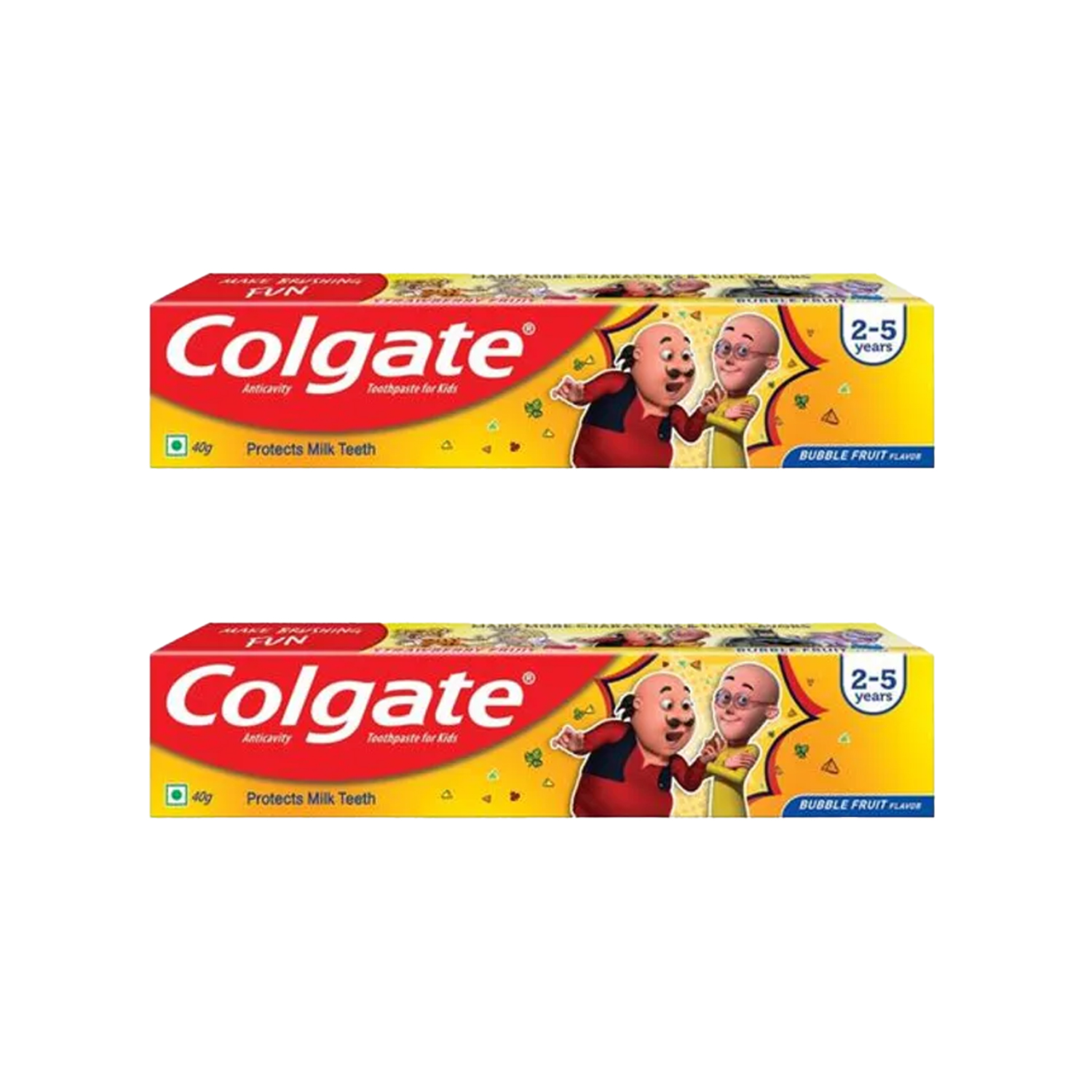 Colgate Kid's Bubble Fruit Toothpaste 2-5 Yrs 40g - (Pack of 2 ...