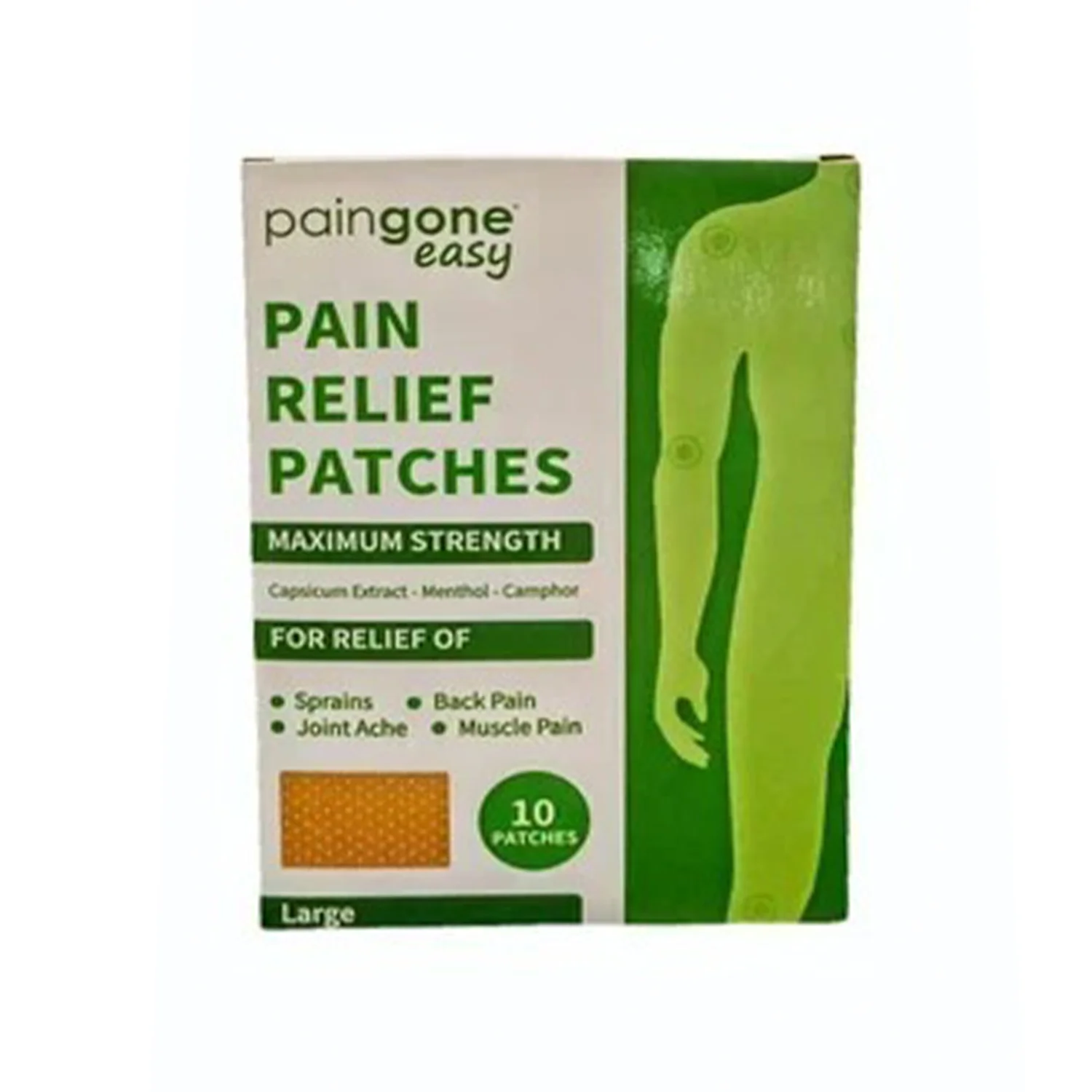 Paingone Easy Pain Relief Patches (10 Pieces) - Cureka - Online Health ...
