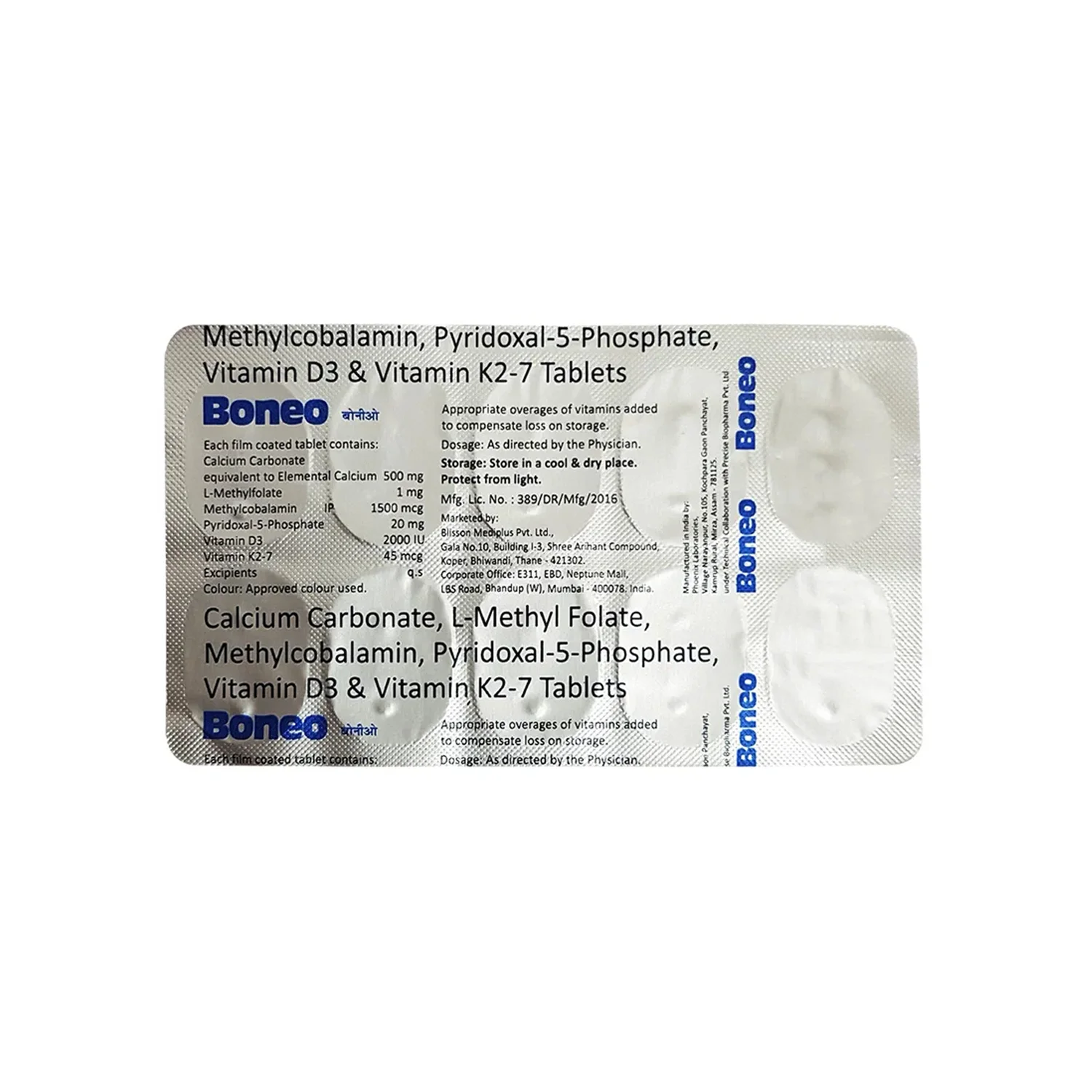 Boneo Tablets for Healthy Joints - 10 Tablets - Cureka - Online Health ...