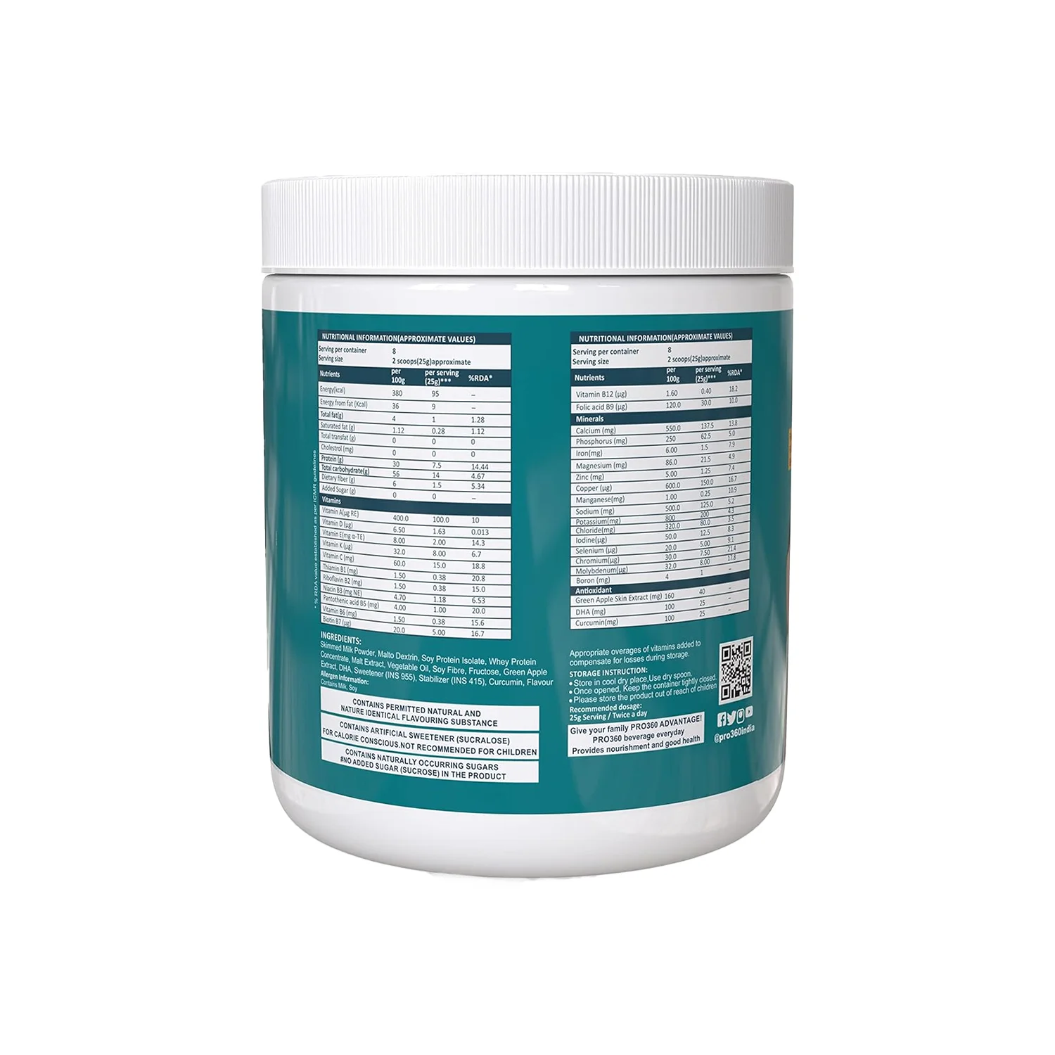 GMN Pro360 Mom Protein Powder Vanilla Flavor 200g Jar - Cureka