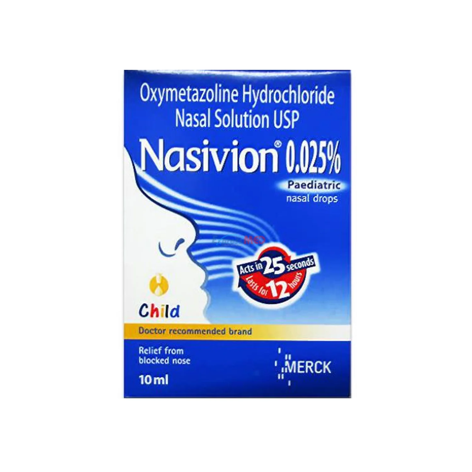 Nasivion Paediatric Nasal Drops 10ml - Cureka