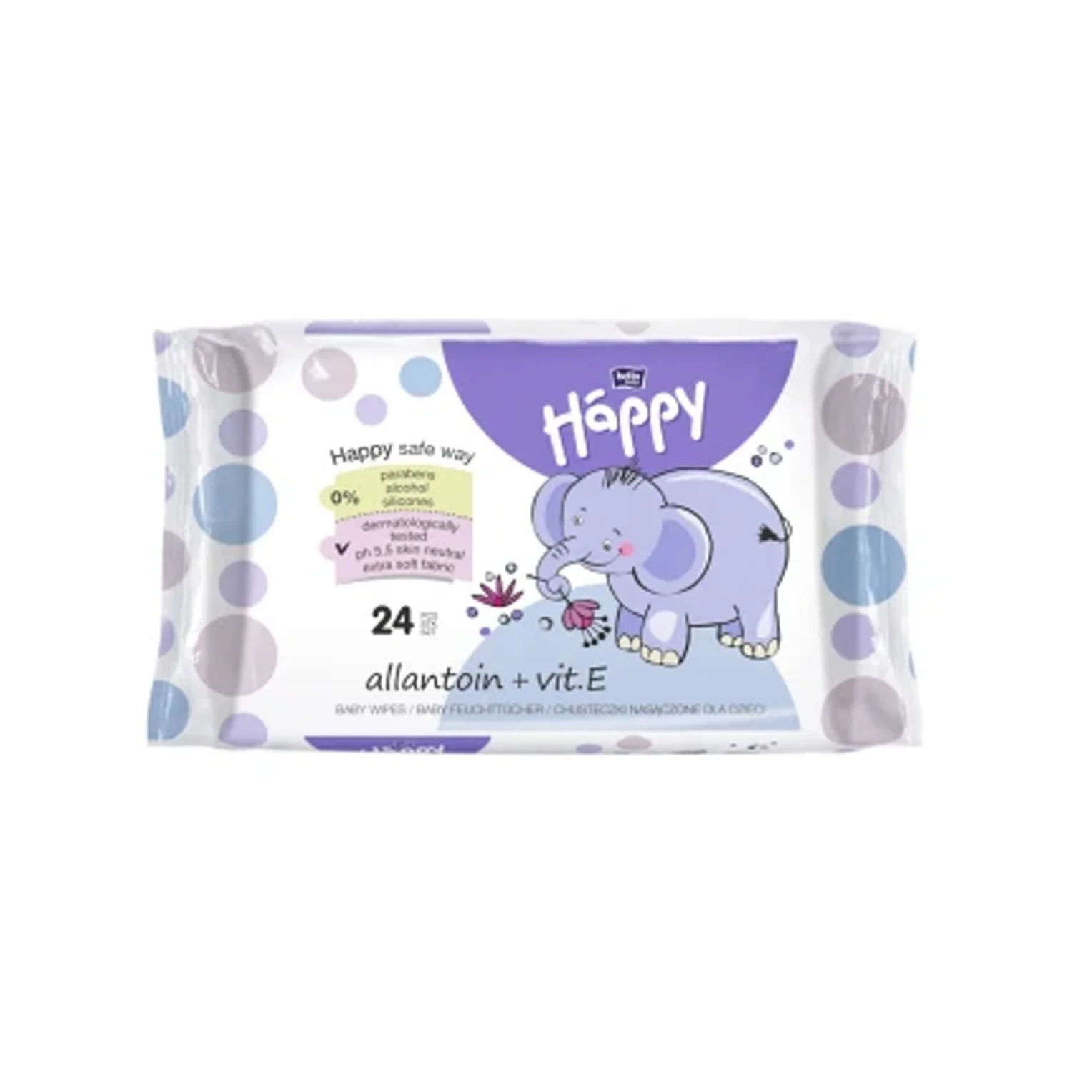 Bella Baby Happy Wet Wipes with Allantoin and Vitamin-E (24 Pieces ...