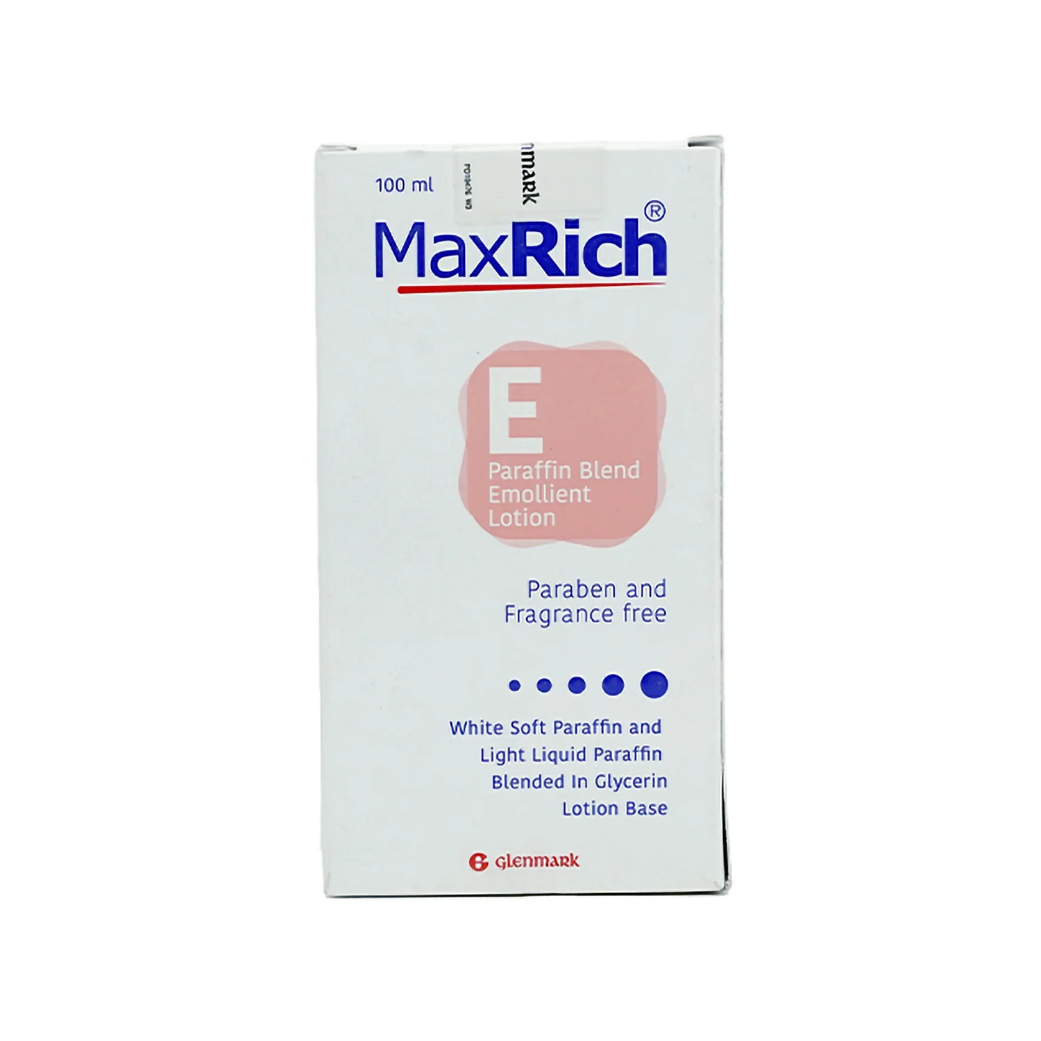 MaxRich E Paraffin Blend Emollient Lotion (100ml) - Cureka