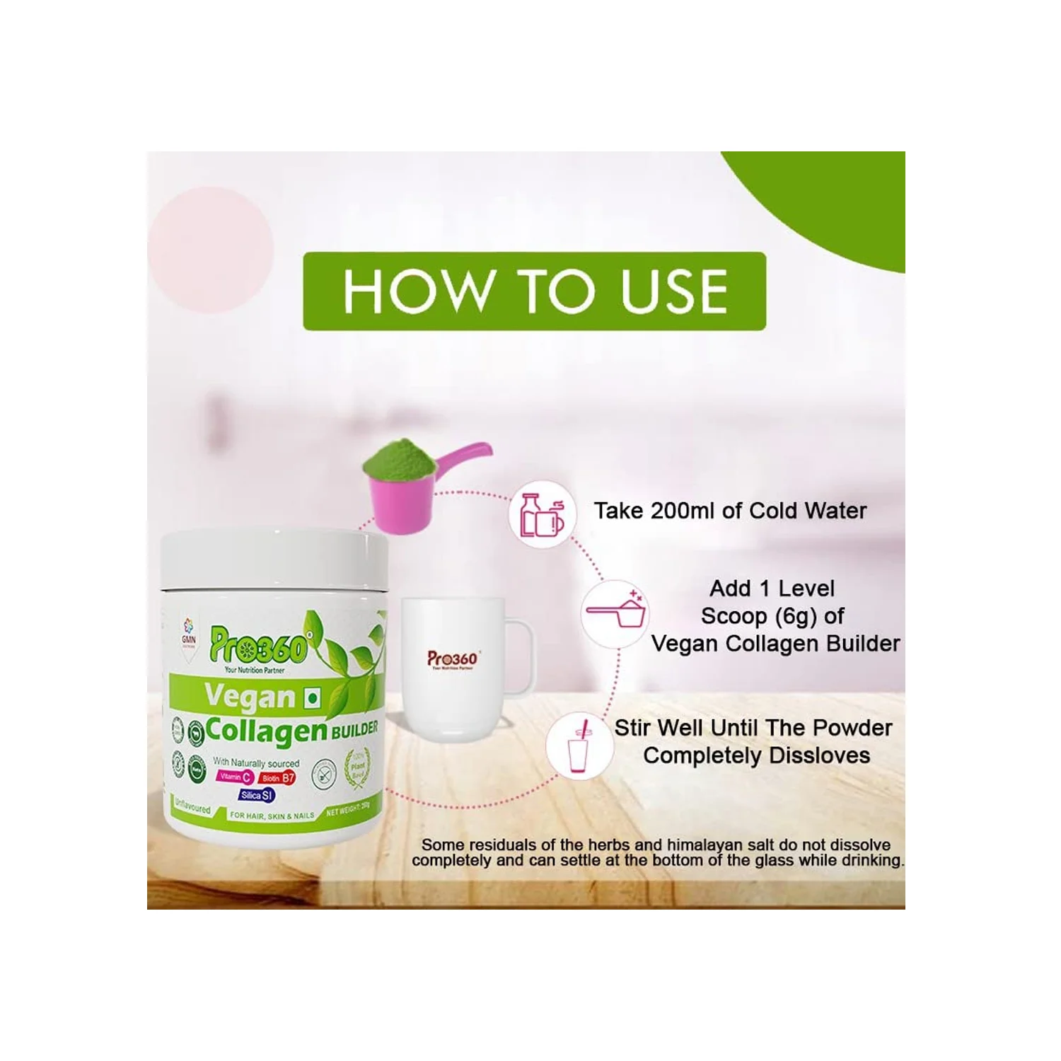 GMN Pro360 Vegan Collagen Builder Powder (250g) - Cureka - Online ...