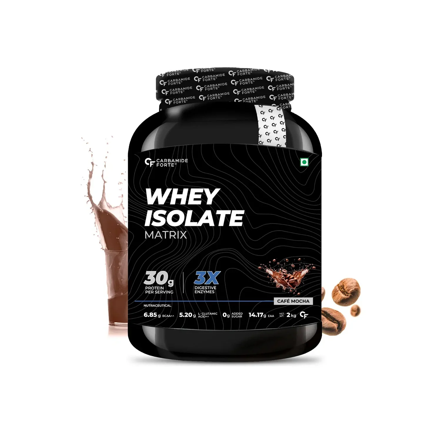 Carbamide Forte Whey Isolate Matrix Cafe Mocha Flavour (2Kg)