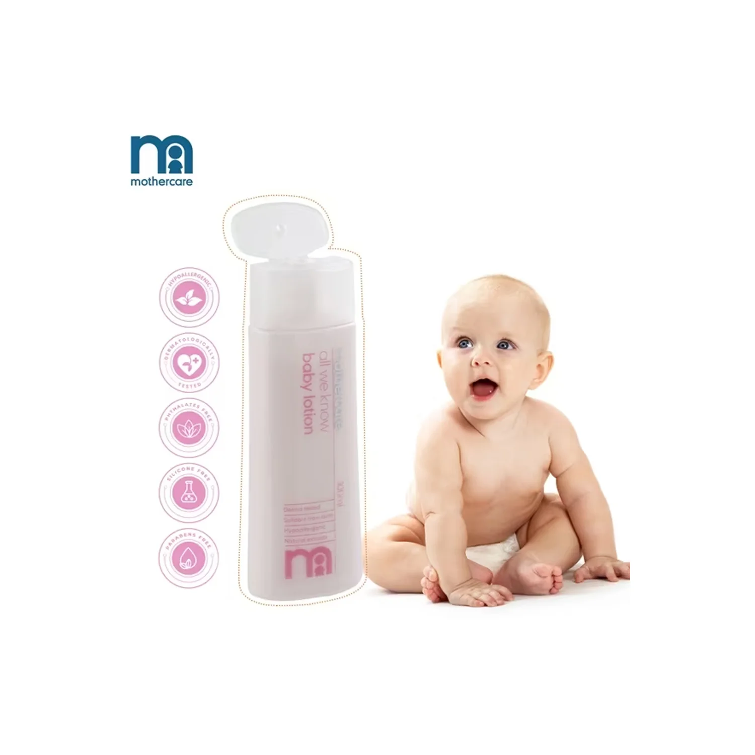 Mothercare All We Know Baby Lotion 300ml - Cureka