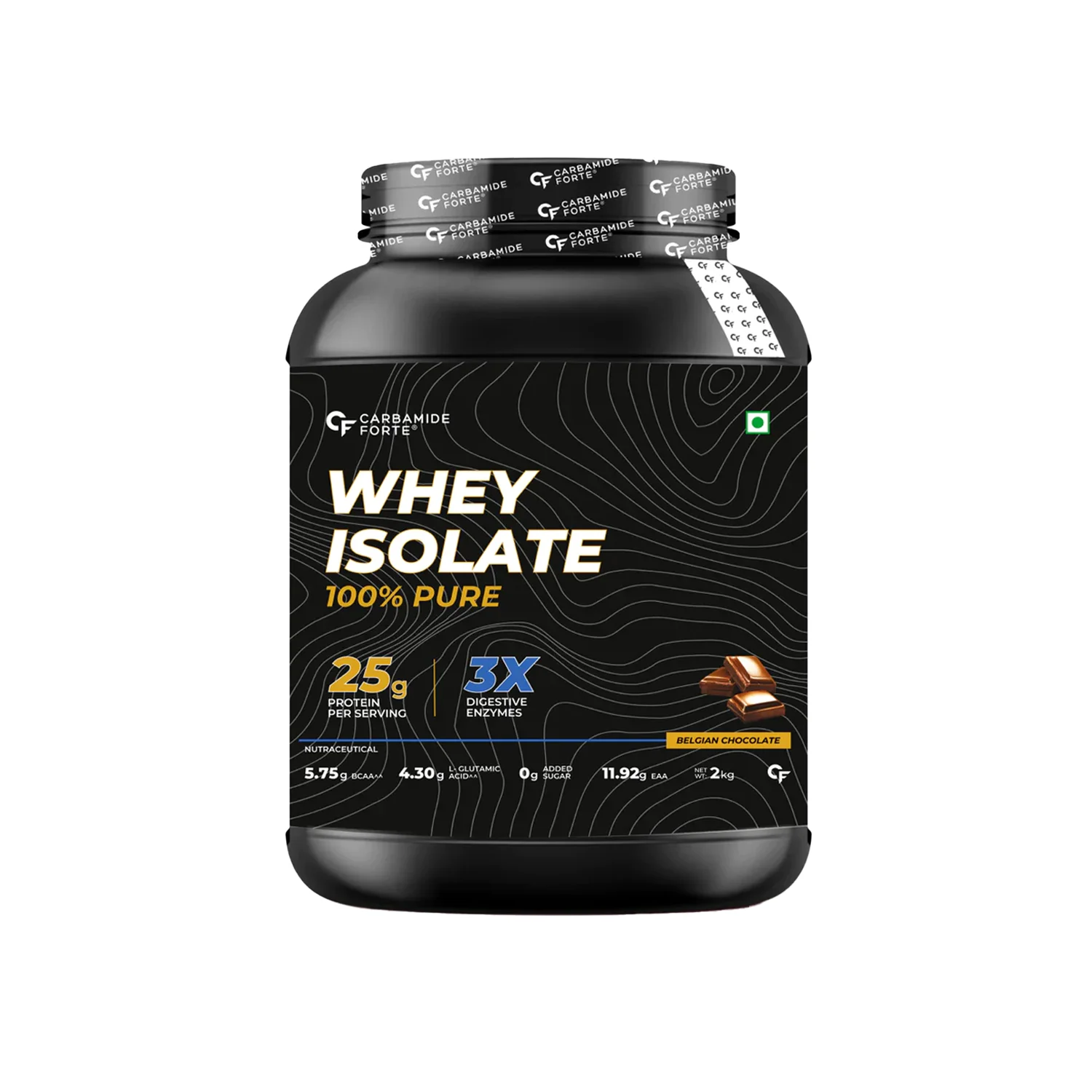 Carbamide Forte Whey Isolate Protein Powder Belgian Chocolate Flavour ...