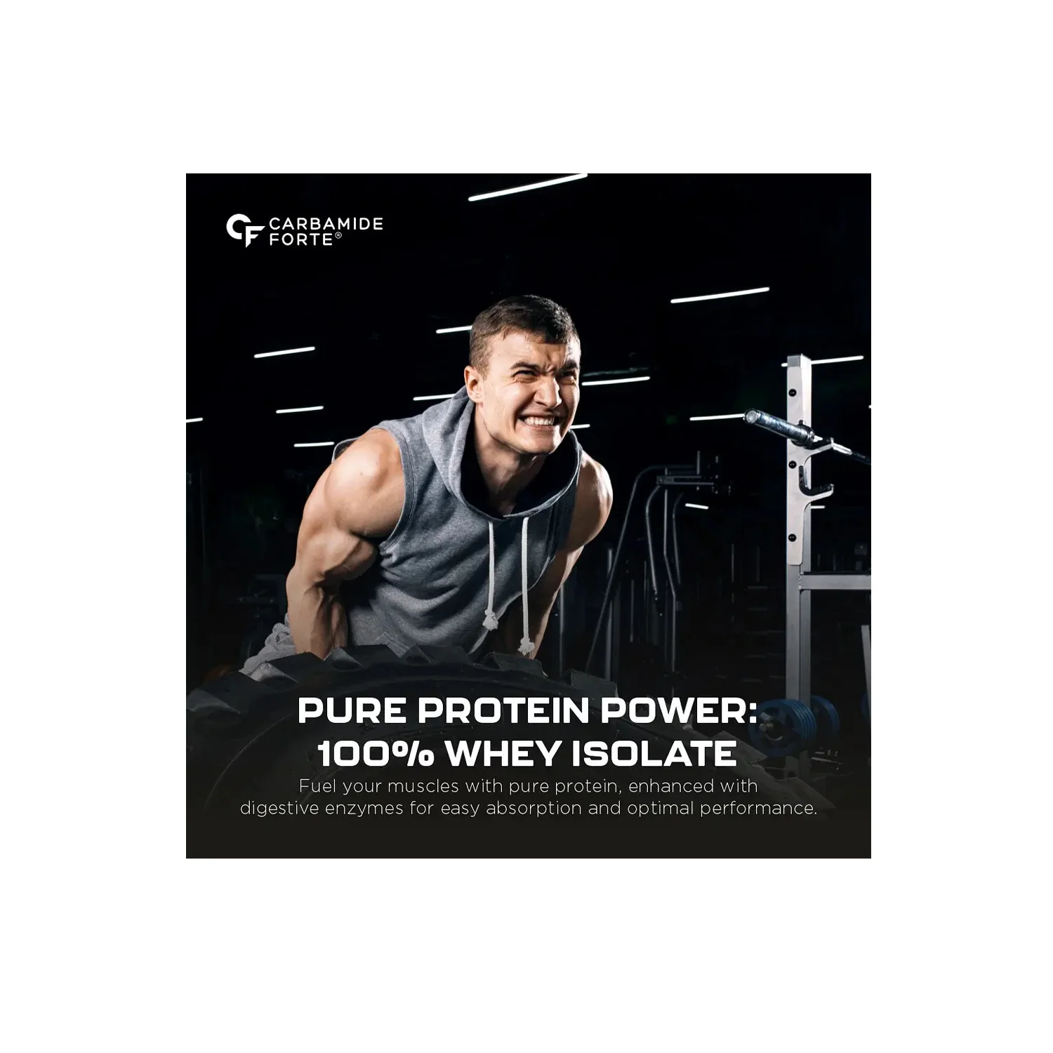 Carbamide Forte Whey Isolate Protein Powder Vanilla Flavour (1Kg ...