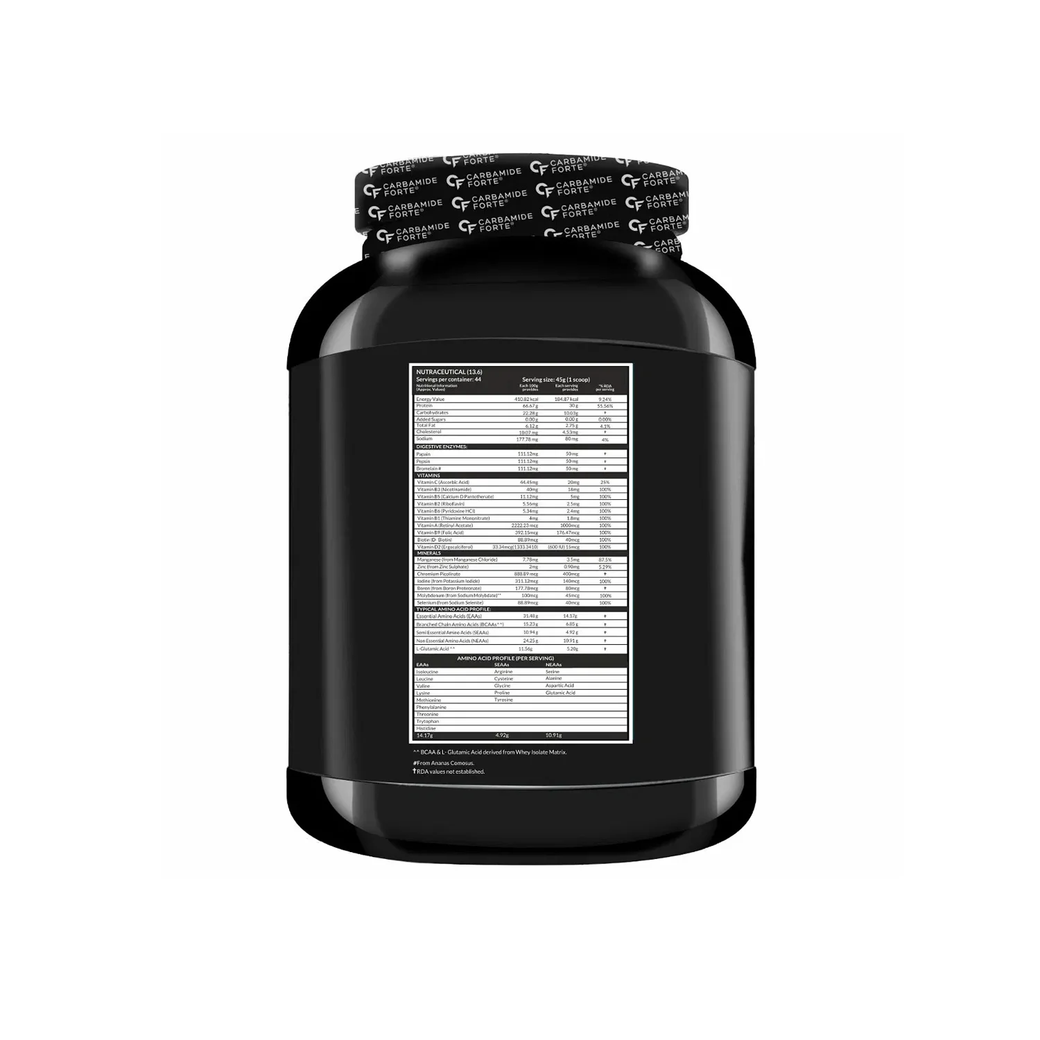 Carbamide Forte Whey Isolate Matrix Malai Kulfi Flavour (2Kg)
