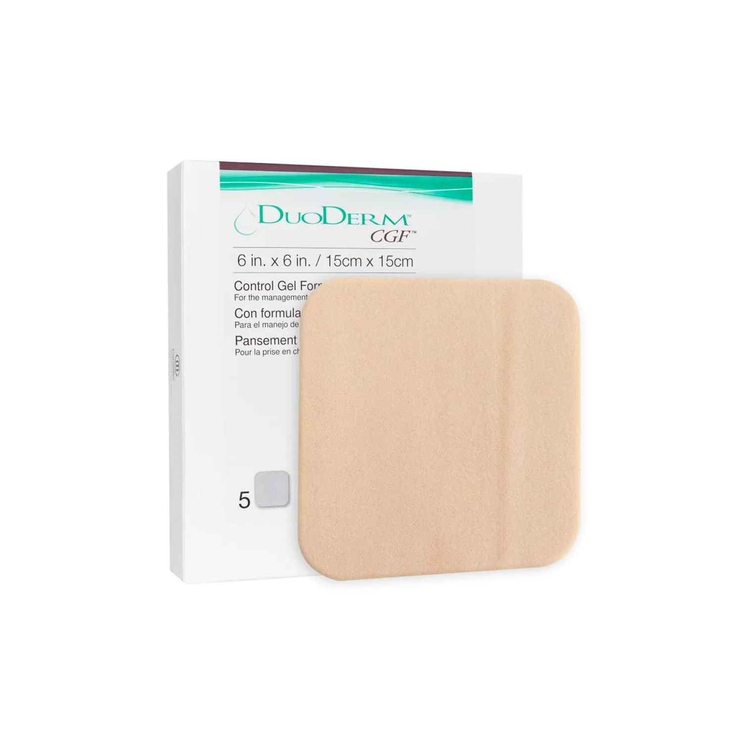 DUODERMA CGF Sterile Dressing 15 X 15cm (5 Pieces) - Cureka - Online ...
