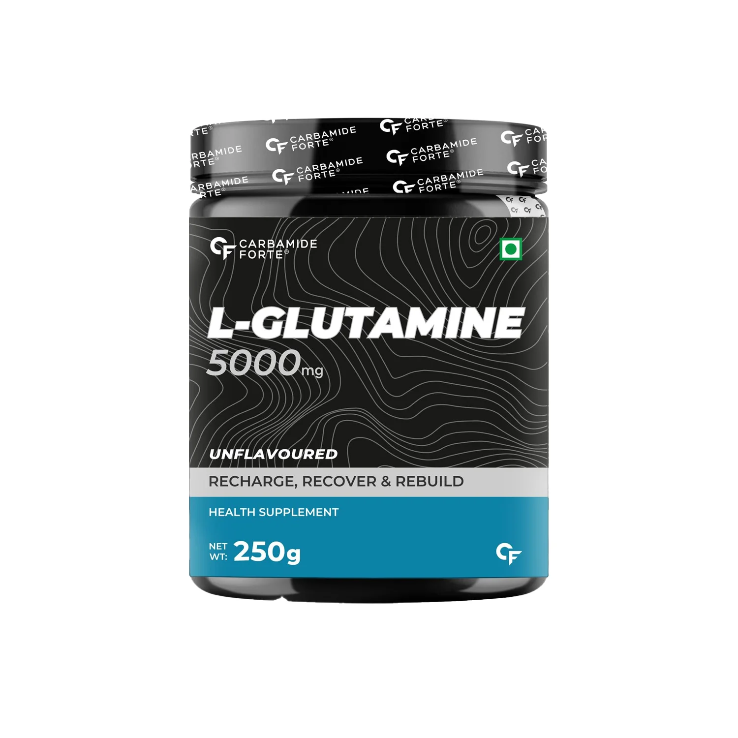 Carbamide Forte L-Glutamine 5000 mg Powder Rebuilding Supplement (250gm ...