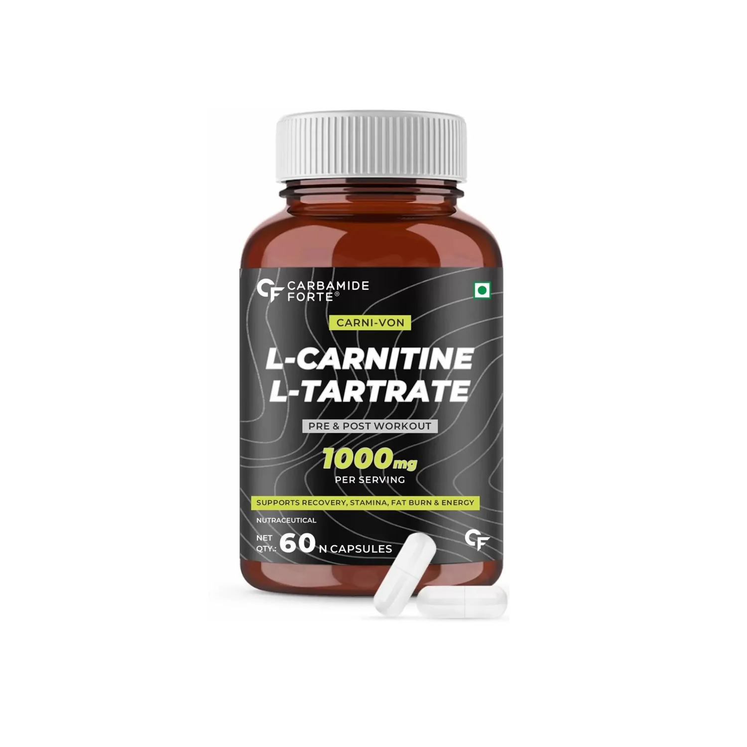 Carbamide Forte L- Carnitine L- Tartrate 1000mg Capsules For Fat ...