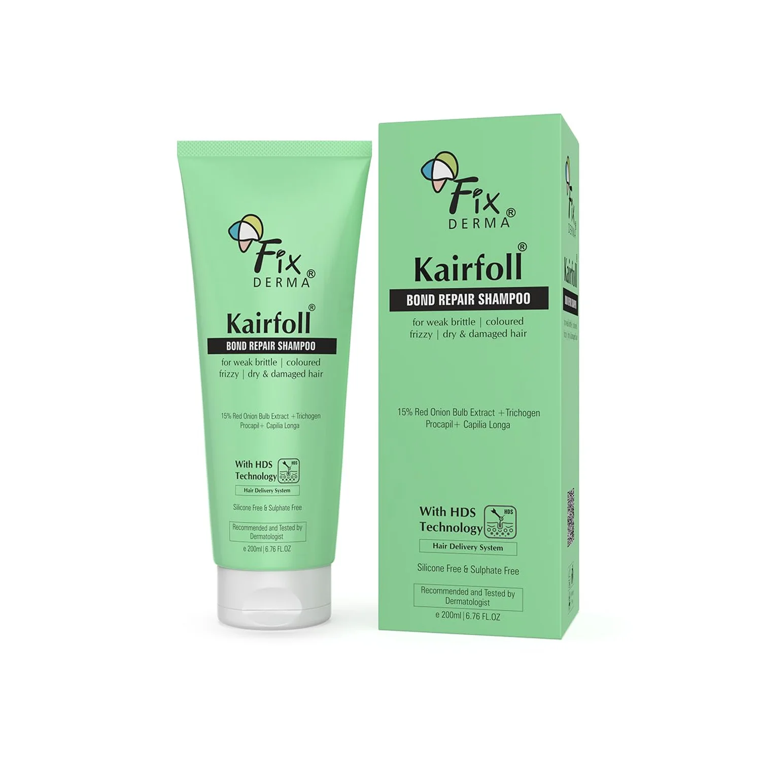 FixDERMA Kairfoll Bond Repair Shampoo 200ml - Cureka