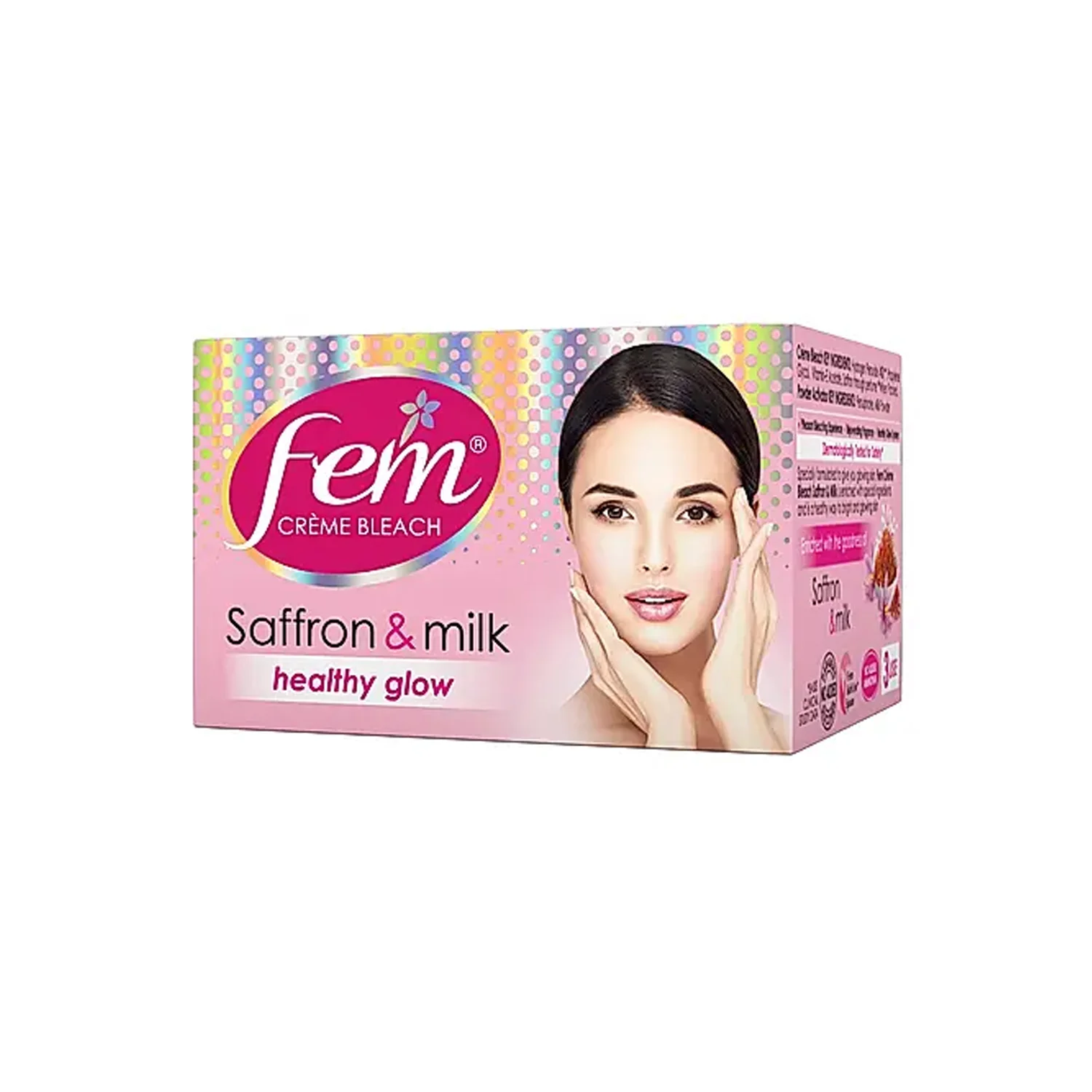 Fem Fairness Saffron and Milk Bleach Cream 314 g - Cureka