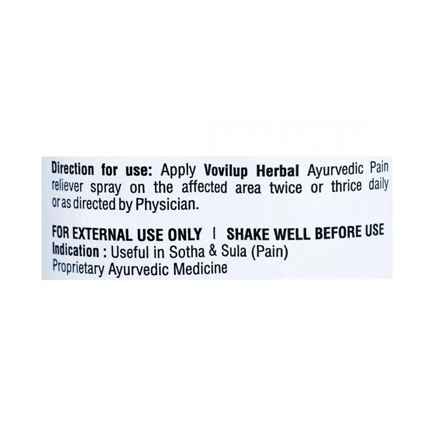 Lupin Life Vovilup Herbal Ayurvedic Pain Reliever Spray- 55gm - Cureka ...