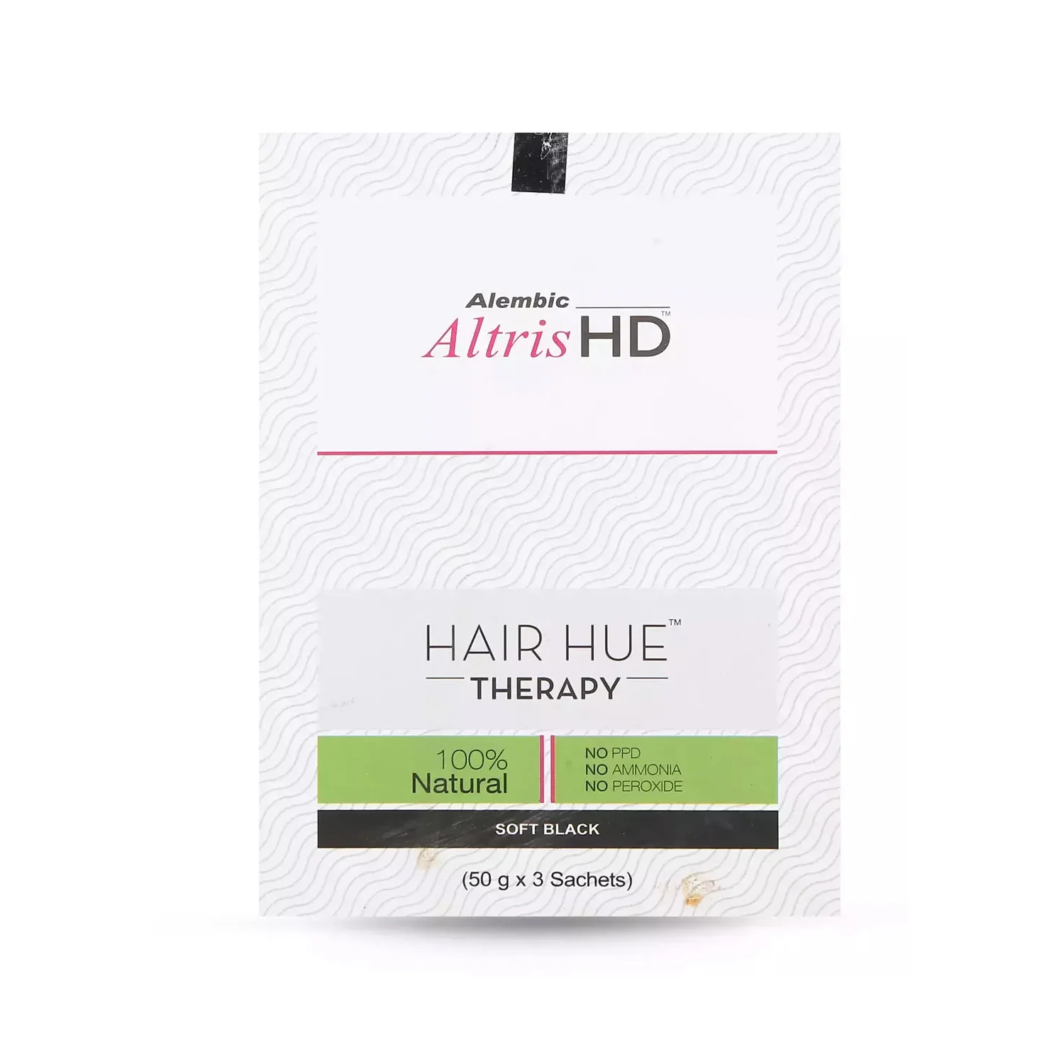Alembic Altris HD, Hair Hue 3 Sachets Soft Black - Cureka