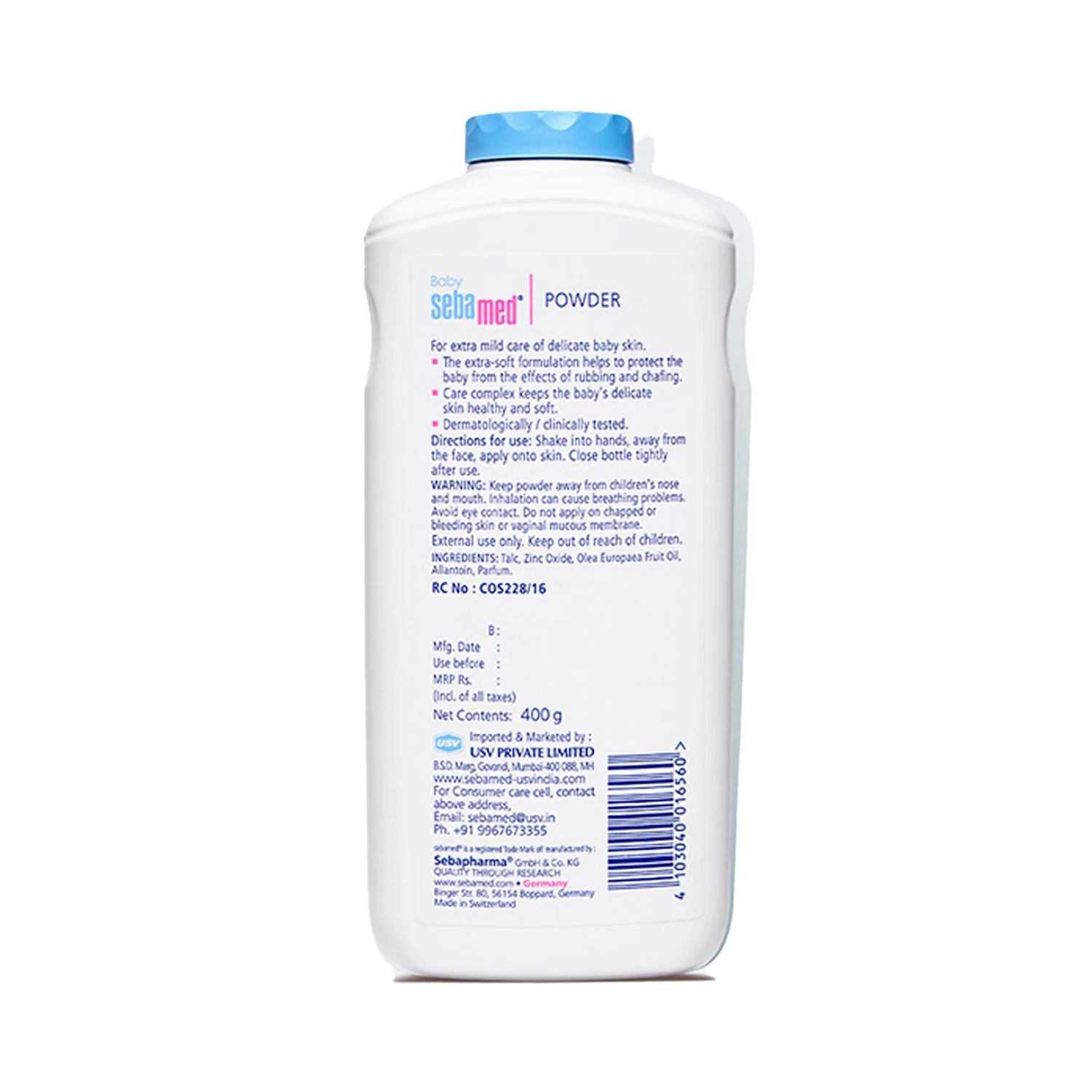 Buy Sebamed Baby Powder 400g online - Cureka