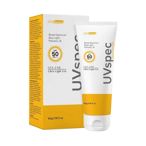 LYN UV Spec SPF50 PA+++ Sunscreen Gel (60g) - Cureka - Online Health Care Products Shop