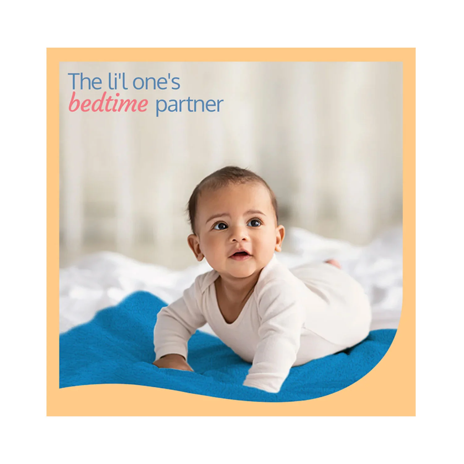 LuvLap Instadry Baby Bed Protector Royal Blue (Large) - Cureka