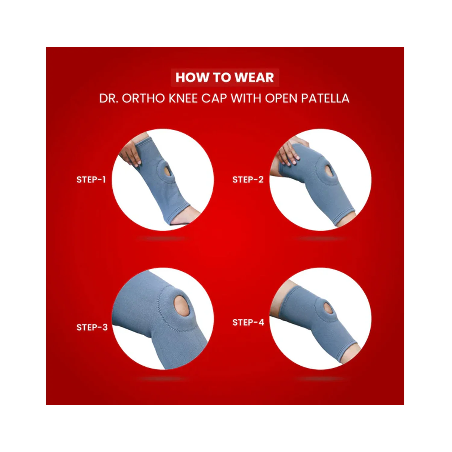 Dr. Ortho Knee Cap with Open Patella - Cureka - Online Health Care ...