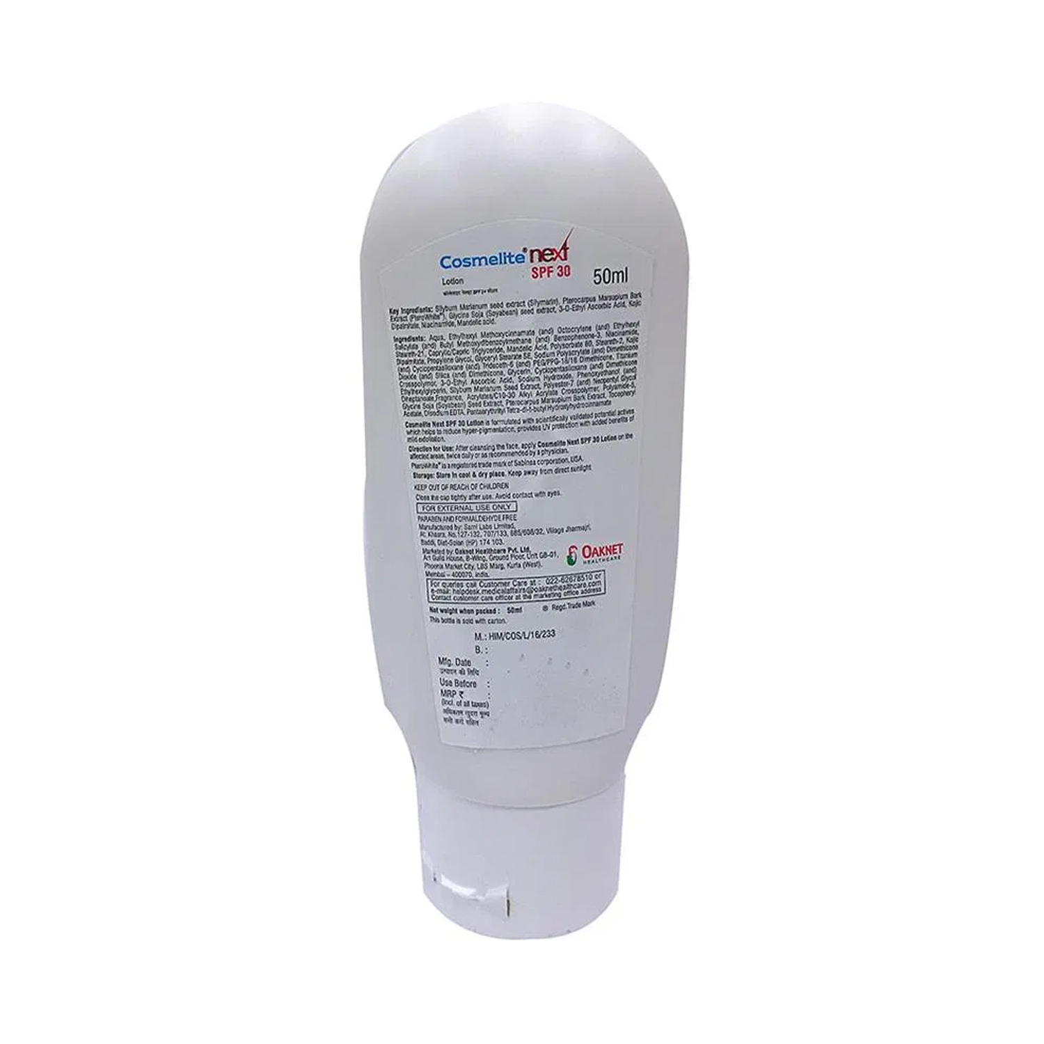 Cosmelite Next Lotion SPF 30 50ml - Cureka