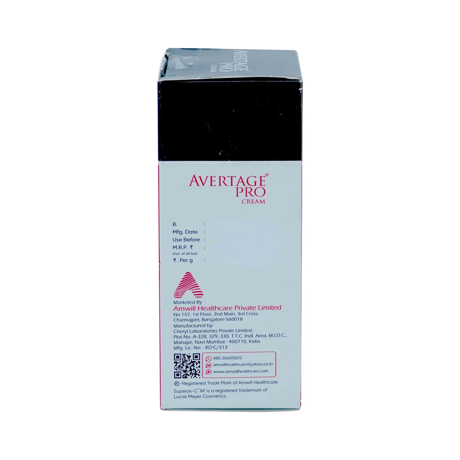 Amwill Avertage Pro Cream - 30g - Cureka - Online Health Care Products Shop