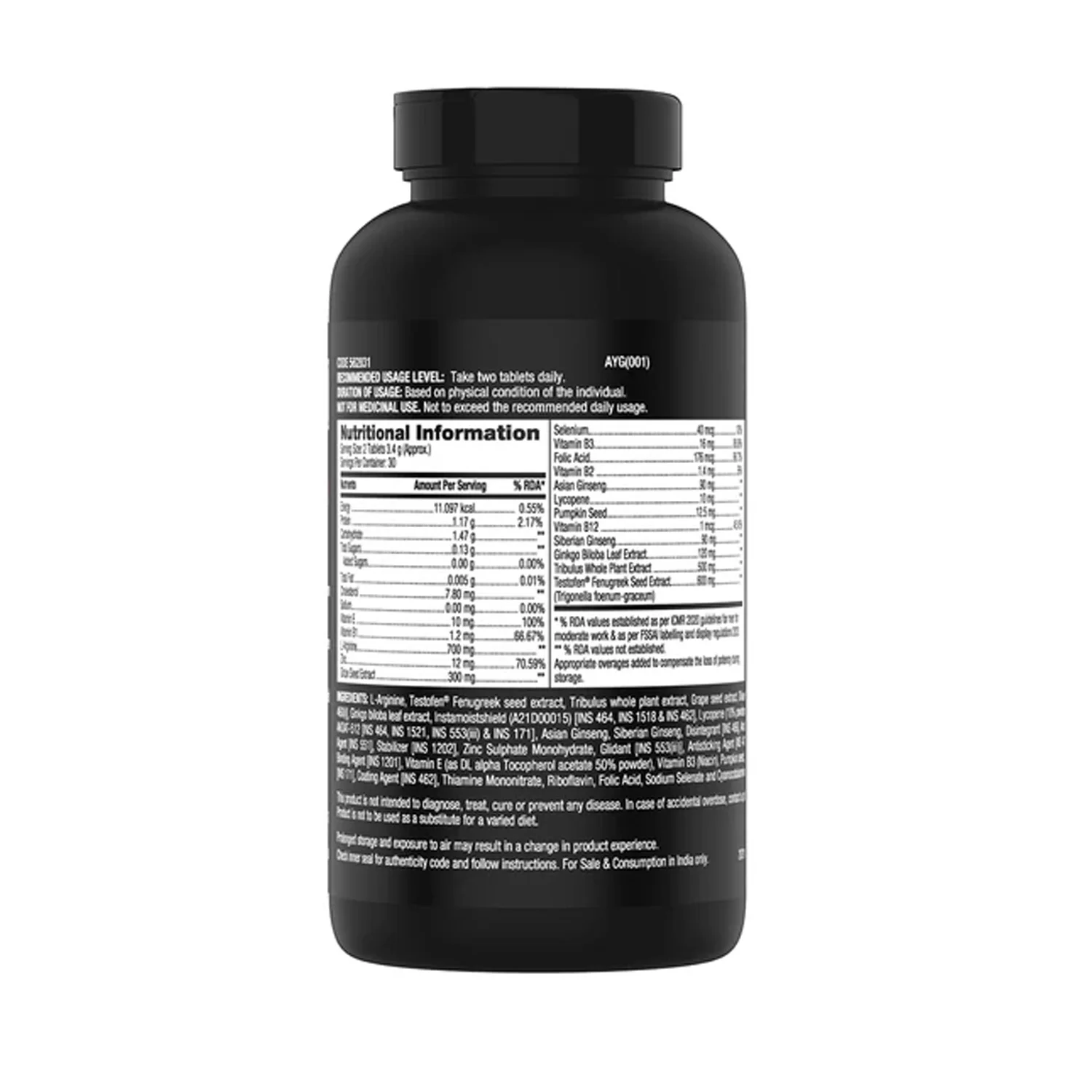 GNC Men's Staminol Max - 60 Tablets - Cureka - Online Health Care ...