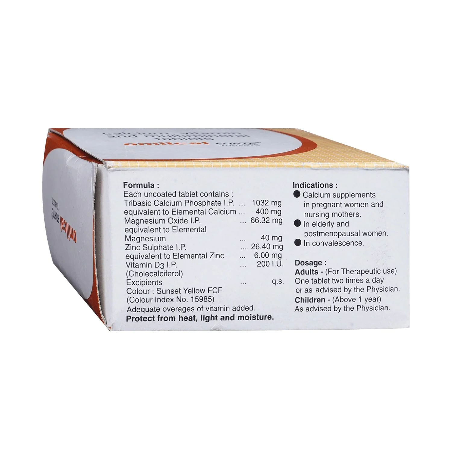 Buy Omilcal Forte Tablet 5 x 15 tablets - Cureka