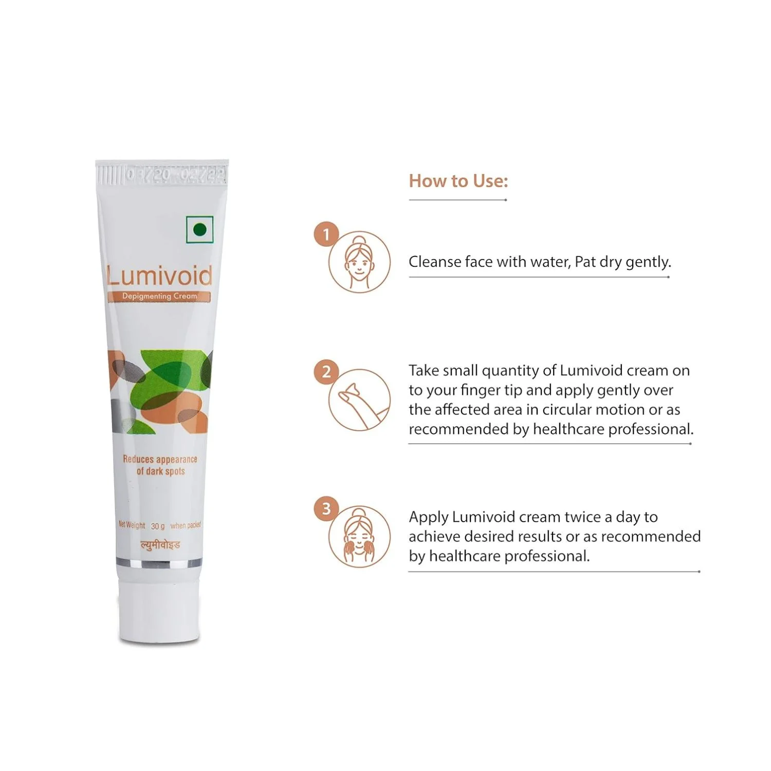 Buy Lumivoid Depigmenting Cream 30g - Cureka