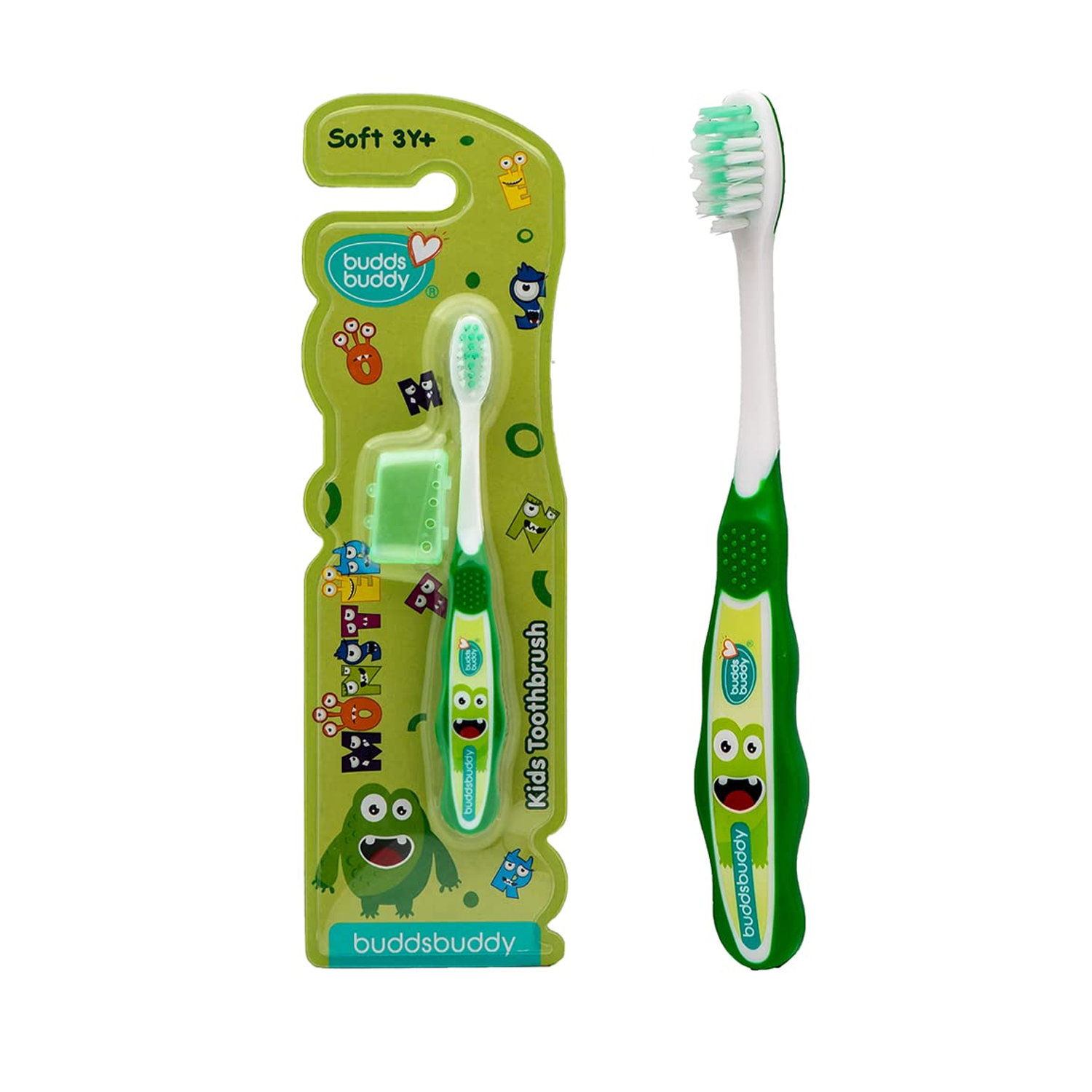 Budds Buddy Monster Kids Toothbrush (Pack of 2) - Cureka - Online ...