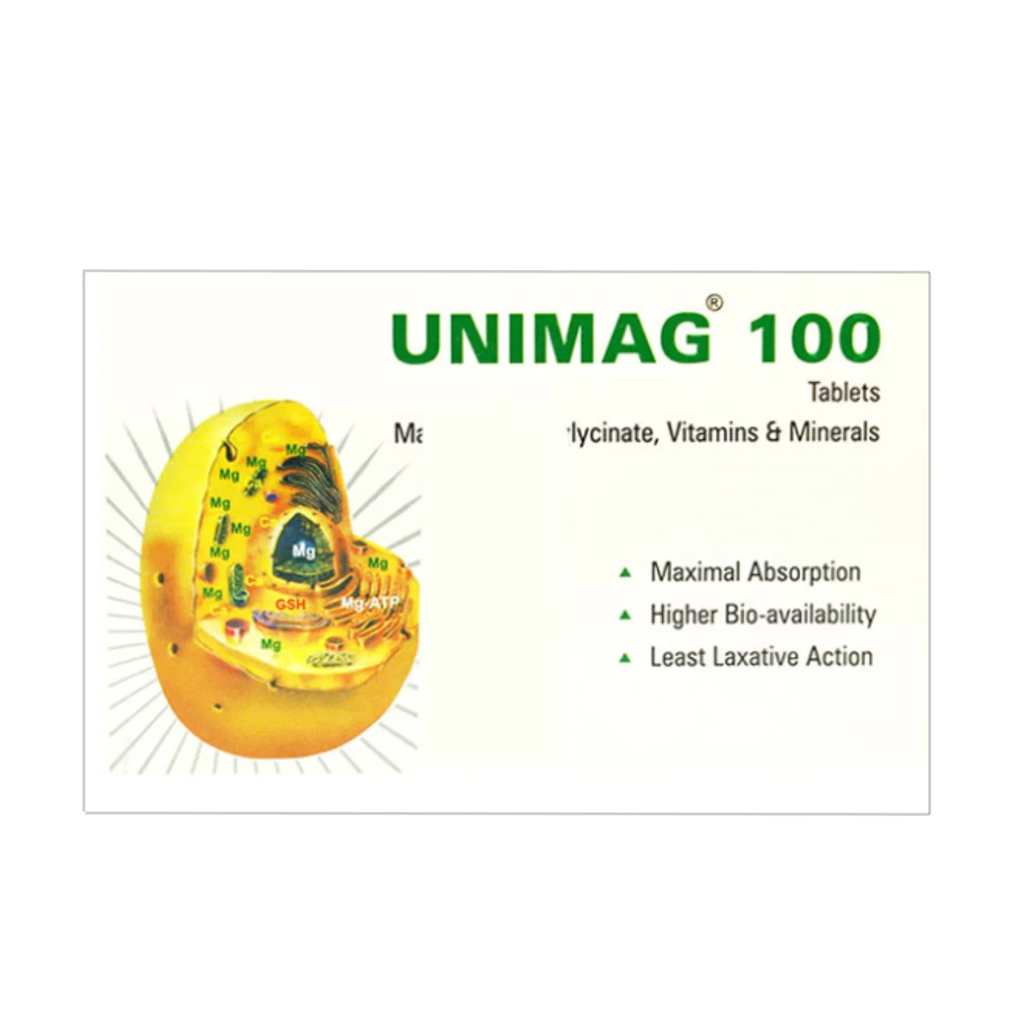 Buy Unimag 100 Tablets (10 Nos) - Cureka