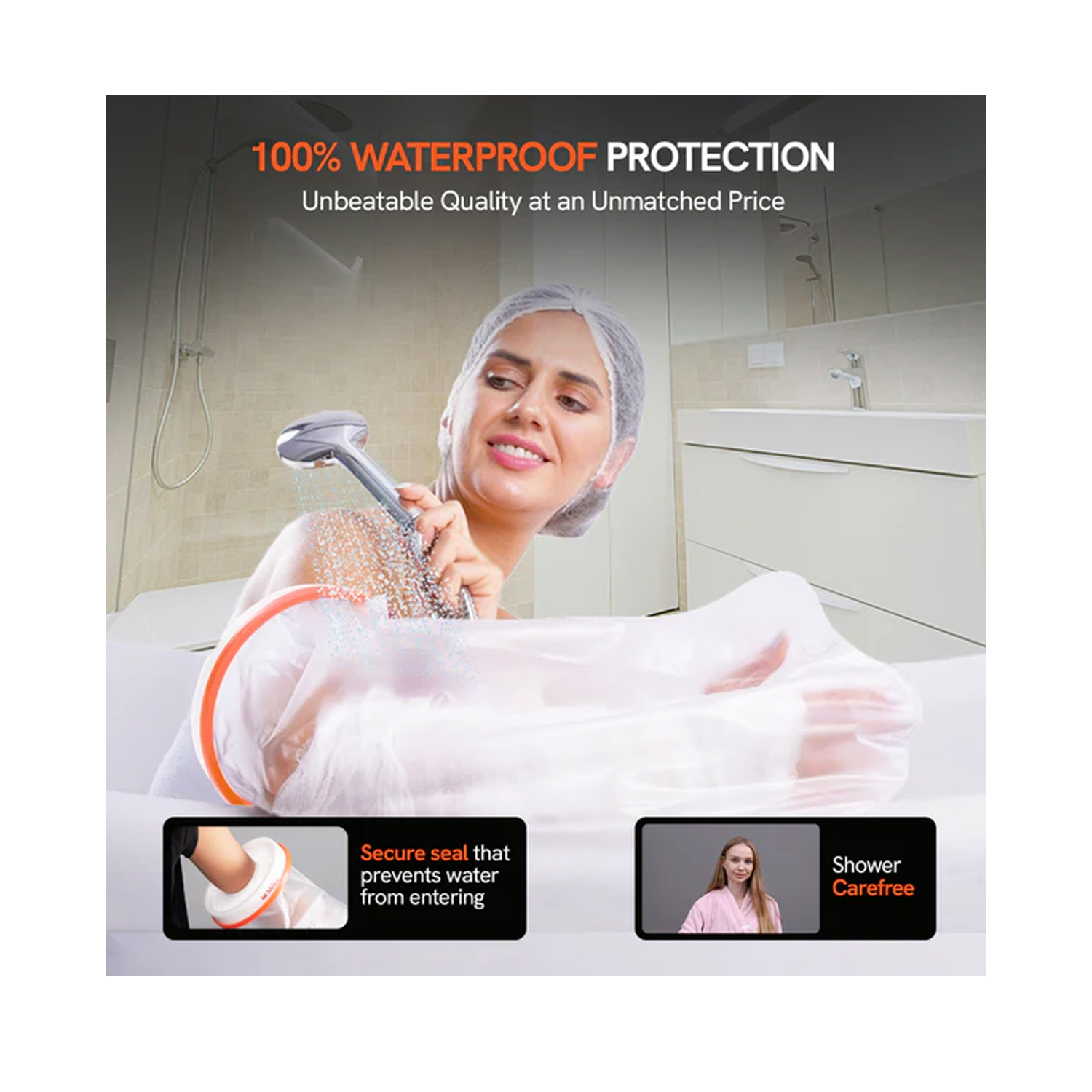 Malu Healthcare Waterproof Cast Protector for Arm (Universal) - Cureka ...