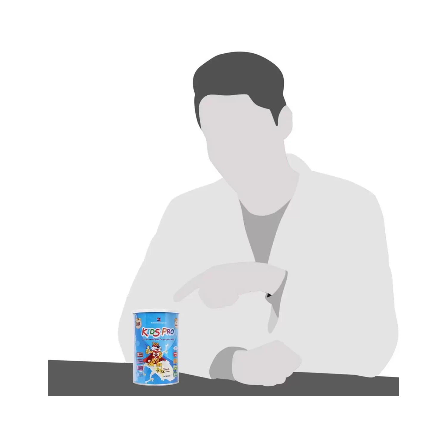 British Biological Kids-Pro Vanilla Flavoured Powder 200gm