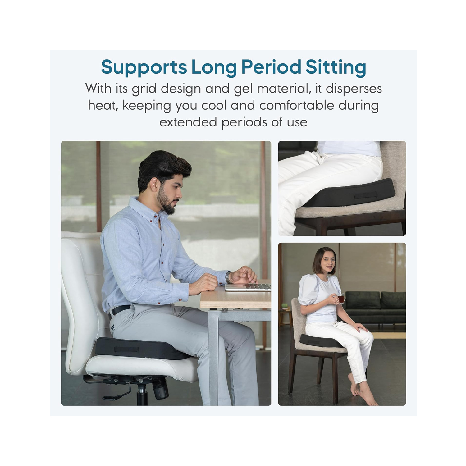 Fovera Gel Tailbone Pain Seat Support - Cureka - Online Health Care ...