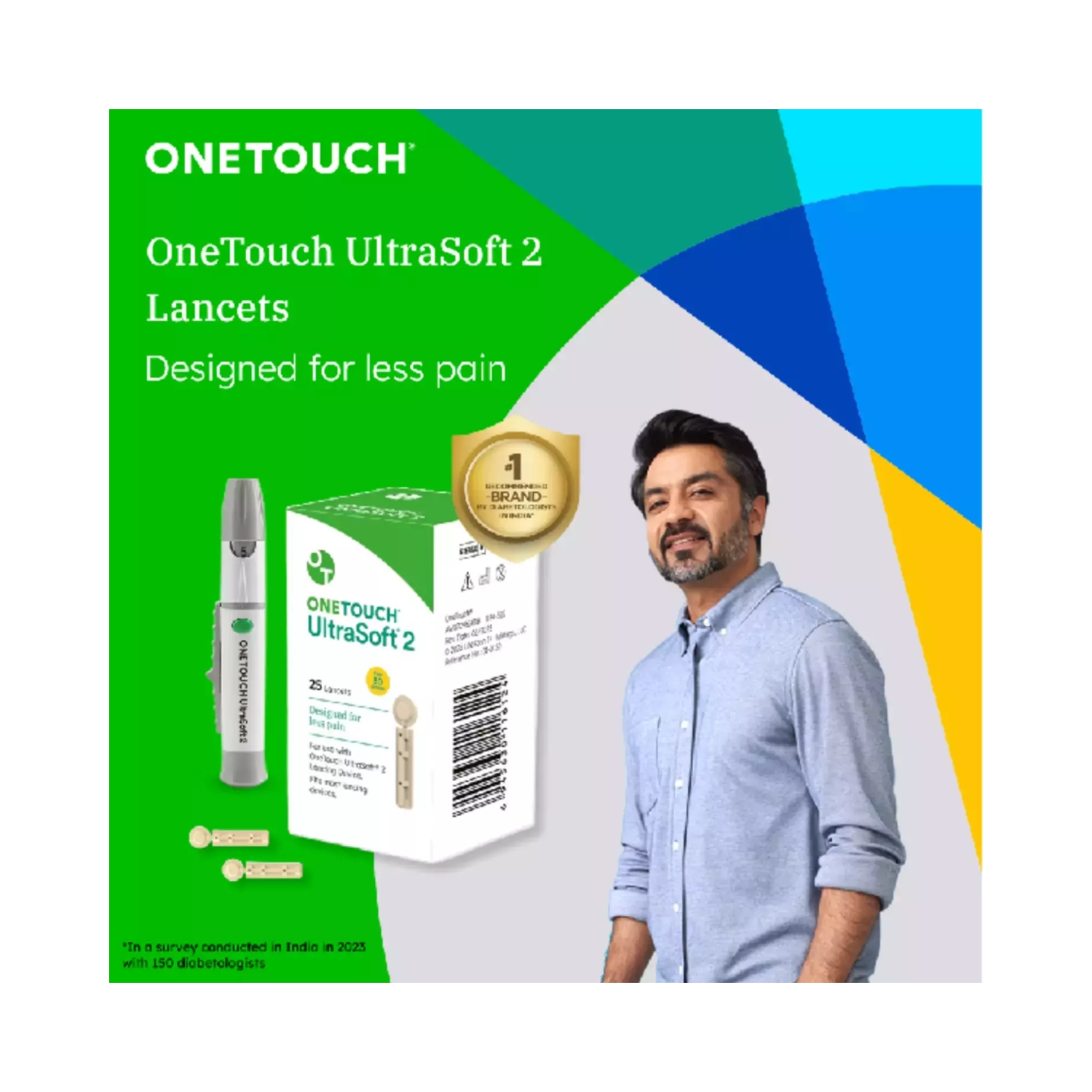 One Touch Ultrasoft 2 Lancet 25 nos - Cureka - Online Health Care Products Shop