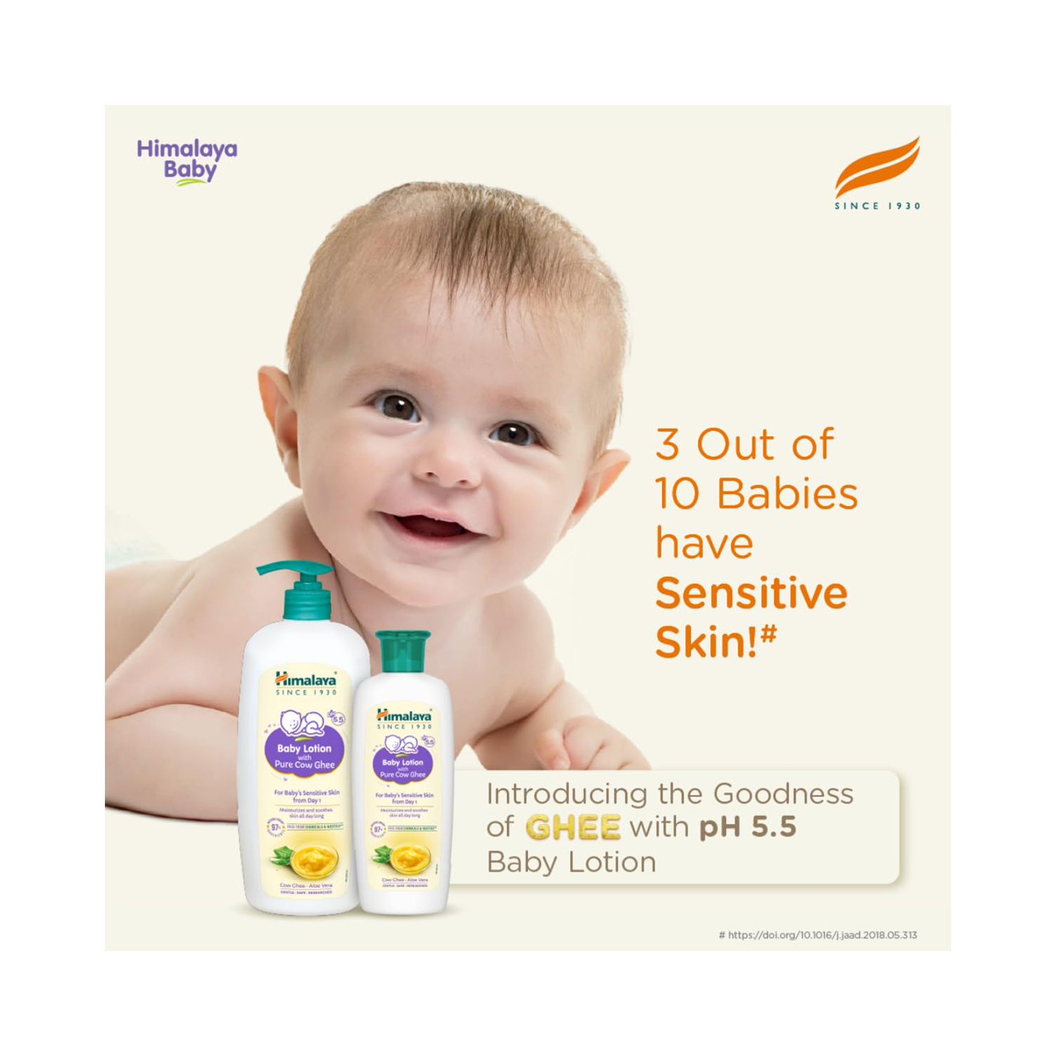 Himalaya Baby Lotion with Pure Cow Ghee (100ml) - Cureka - Online ...